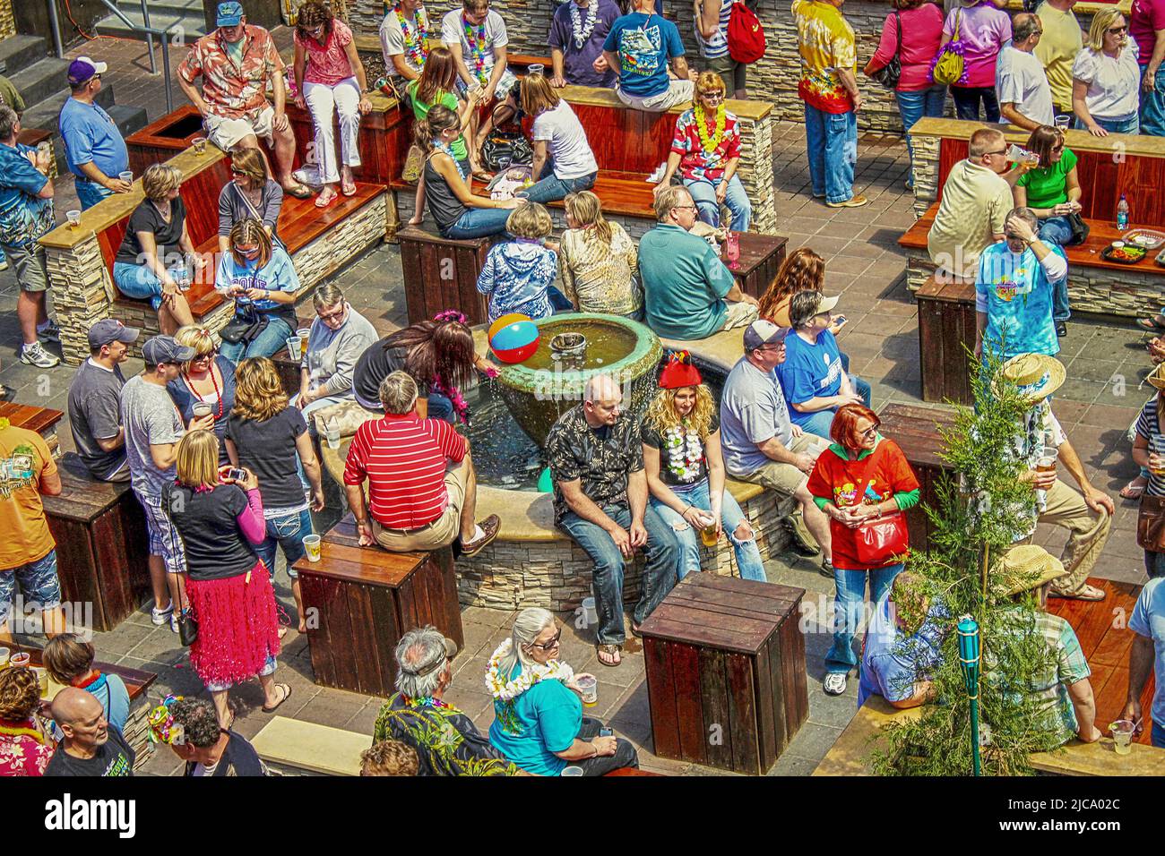 Summer buffet top view hi-res stock photography and images - Alamy