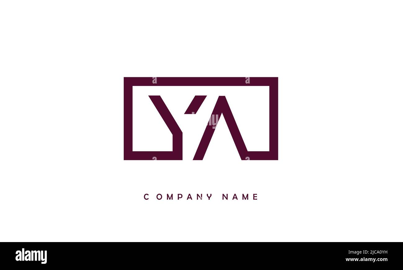 Ay minimal logo Cut Out Stock Images & Pictures - Alamy