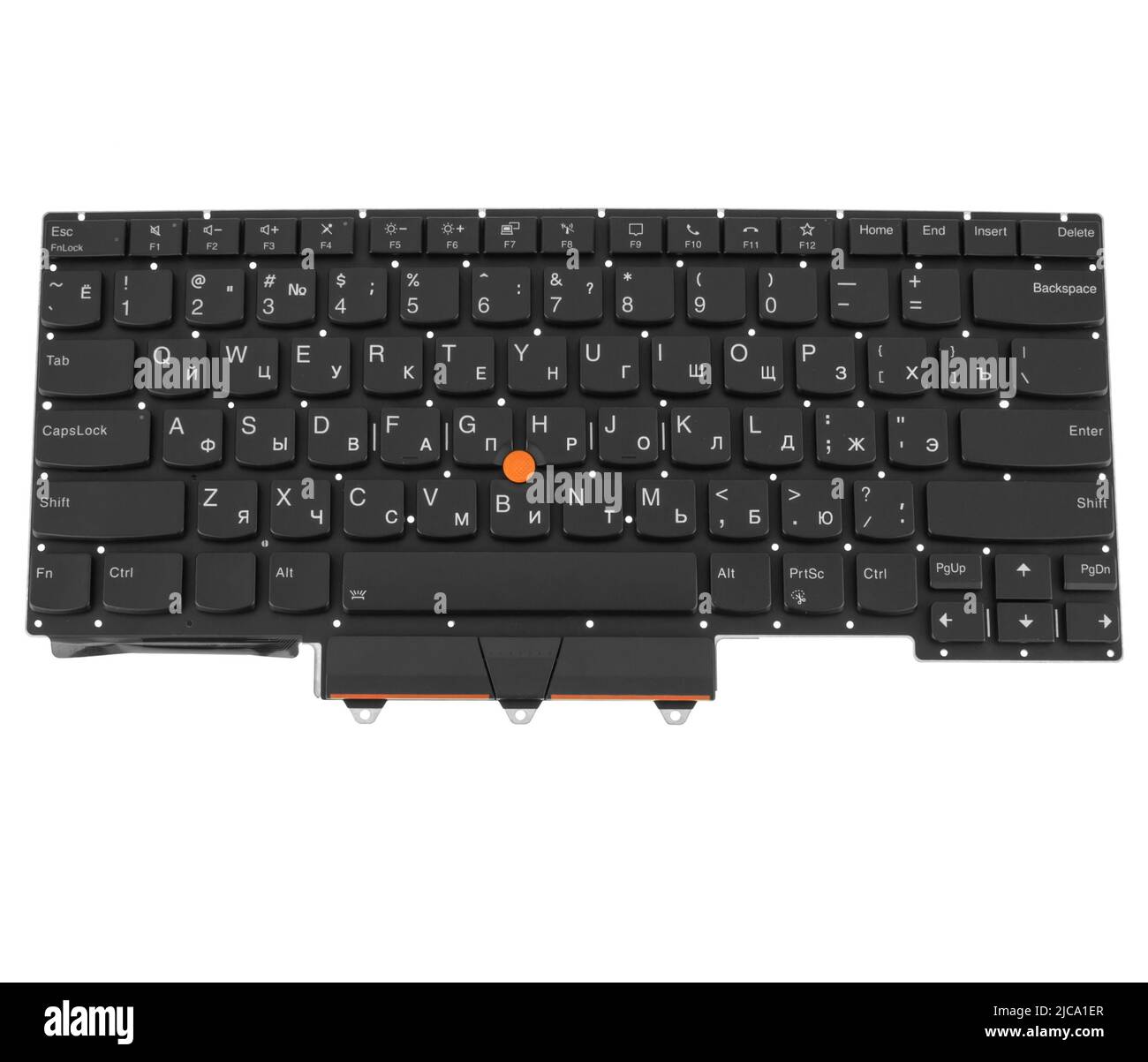 laptop keyboard, laptop spare part isolated on white background Stock ...