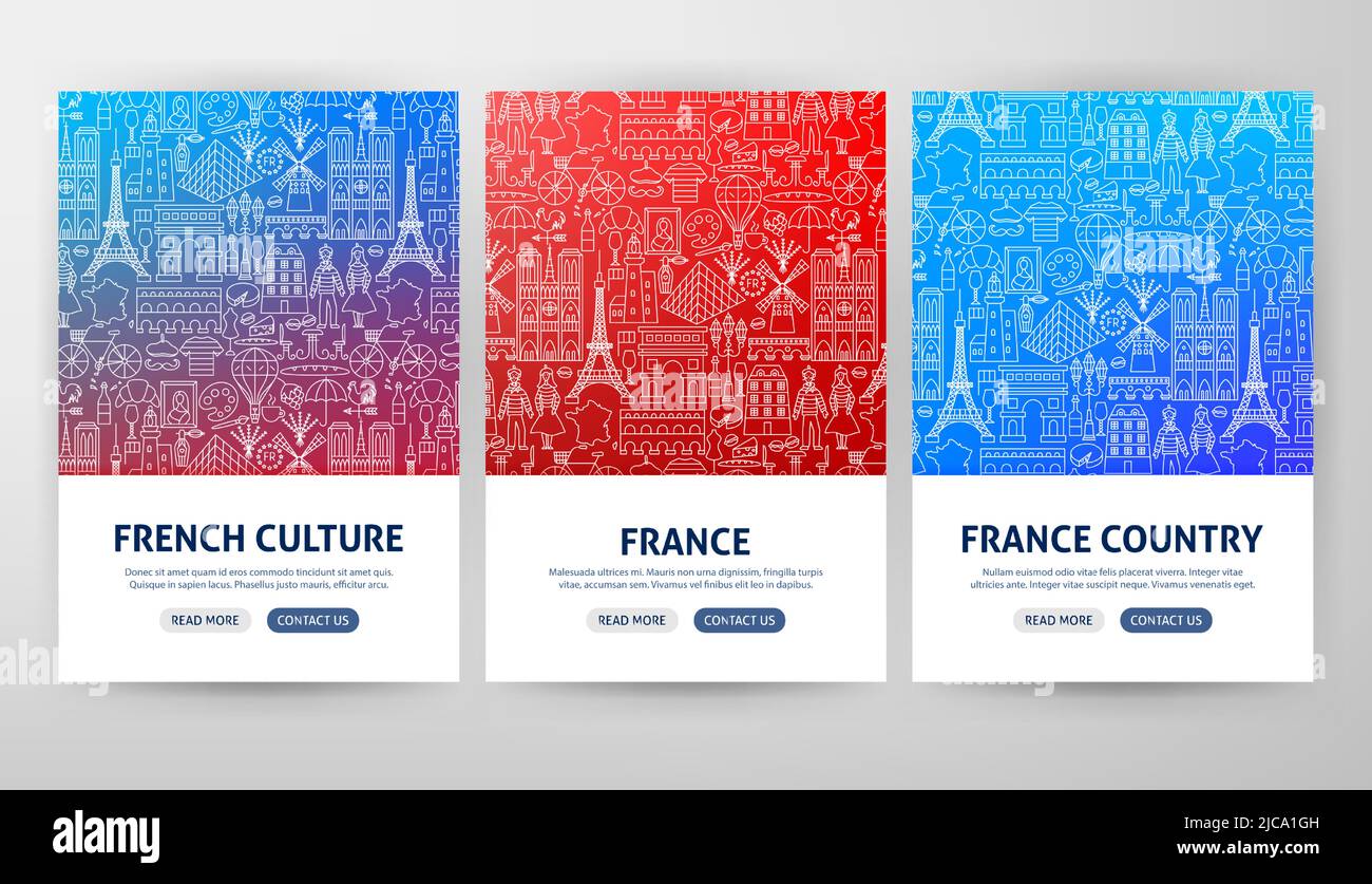 French flyer Stock Vector Images - Alamy