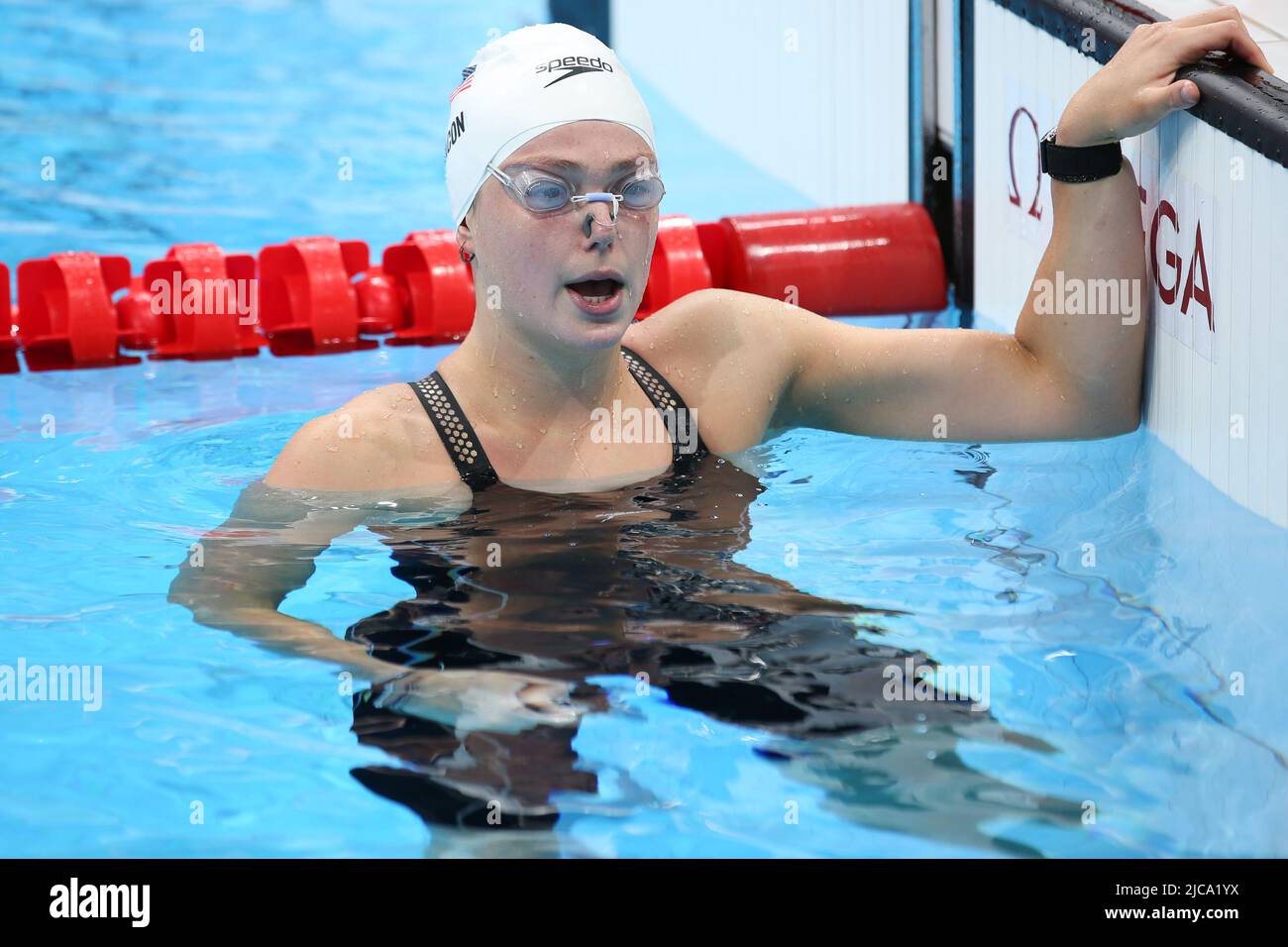 JULY 28th, 2021 - TOKYO, JAPAN: Phoebe Bacon of United States warms up ...