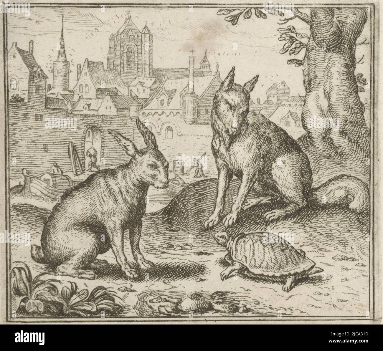 Hare and tortoise race hi-res stock photography and images - Alamy