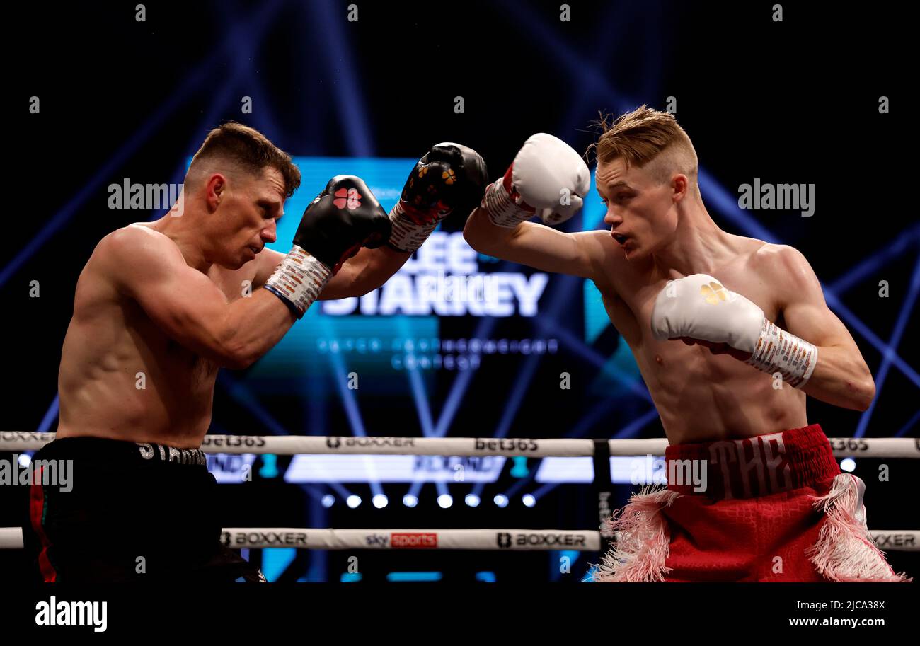 Jimmy Lee takes on Richard Starkey in the super-featherweight contest ...