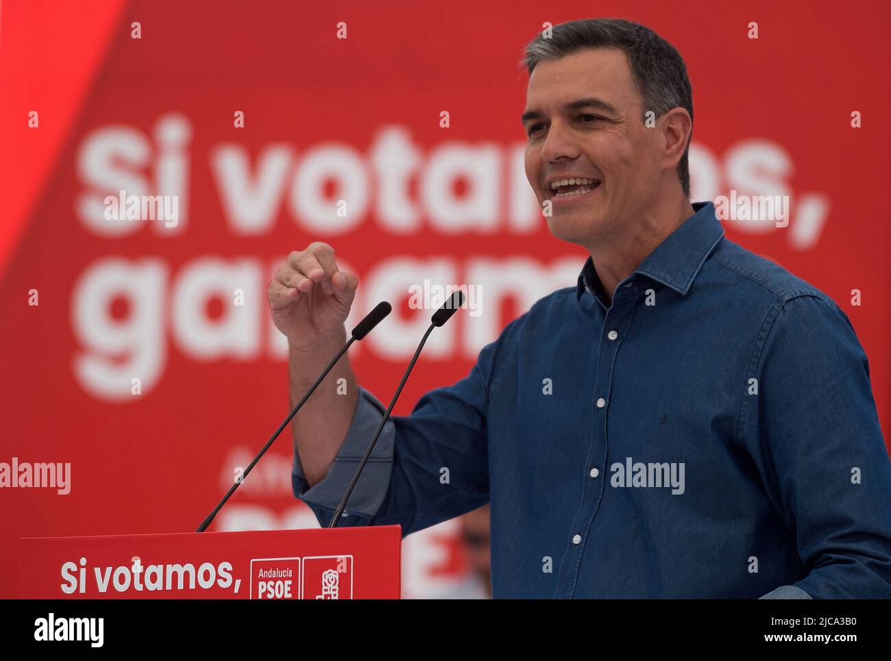 Spanish Prime Minister, Pedro Sanchez and Socialist Party leader is ...