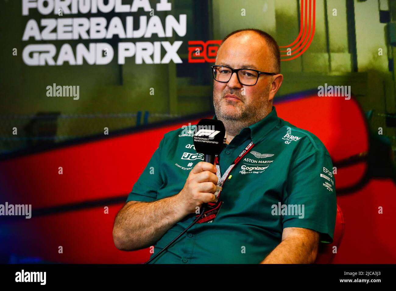 Baku, Azerbaijan. 11th June, 2022. Tom McCullough (Aston Martin Aramco ...