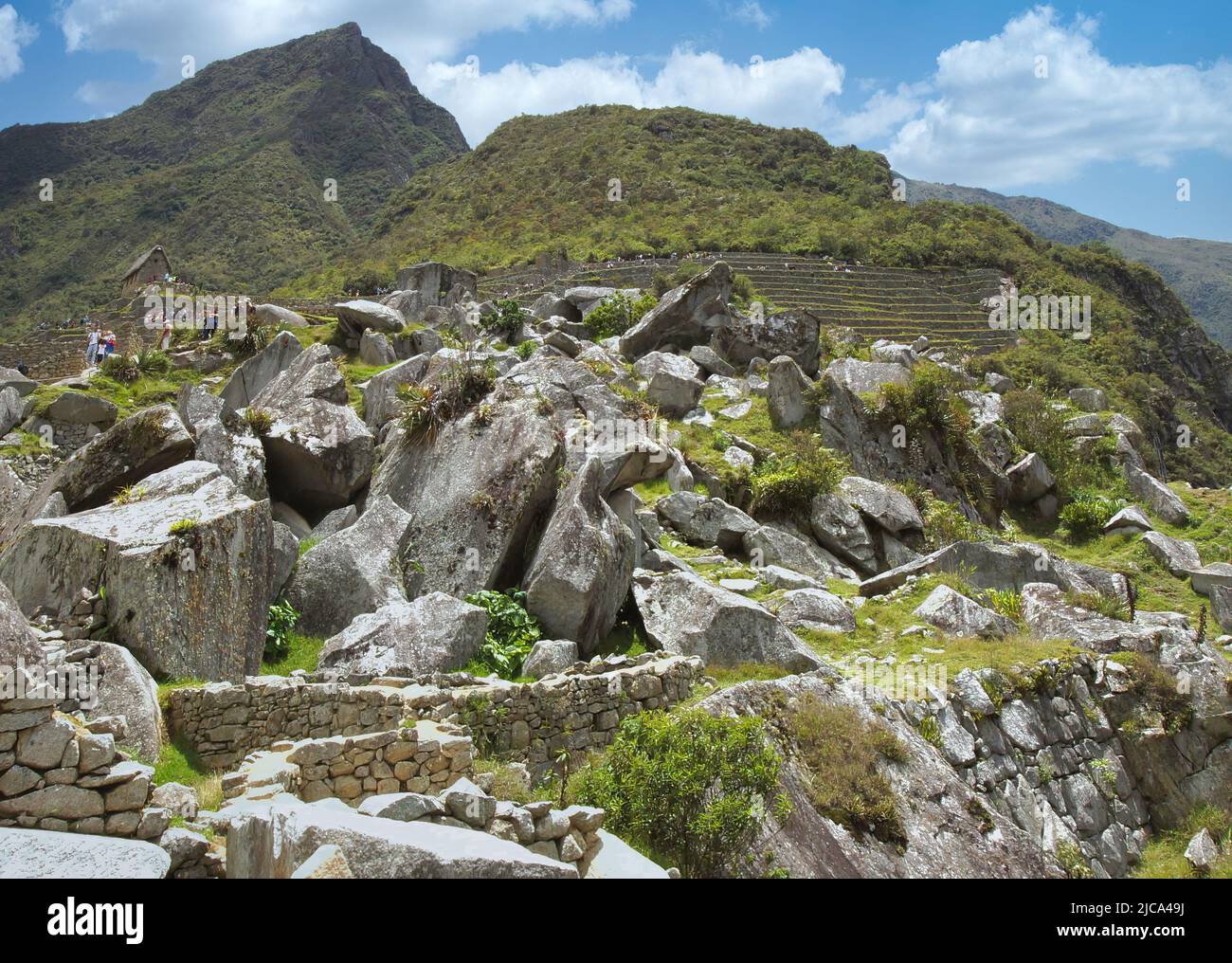 Machu Picchu is an Inca archaeological site located in Peru, elected in ...