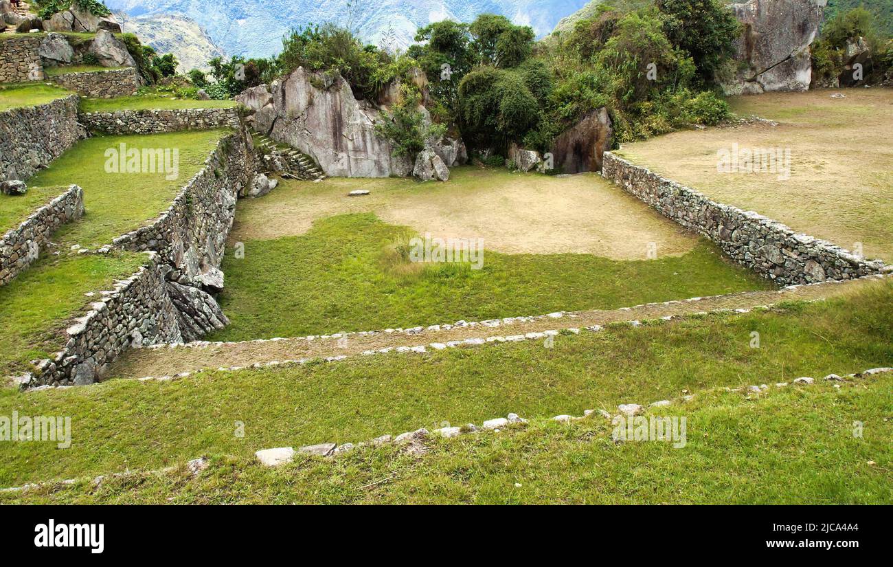Machu Picchu is an Inca archaeological site located in Peru, elected in ...