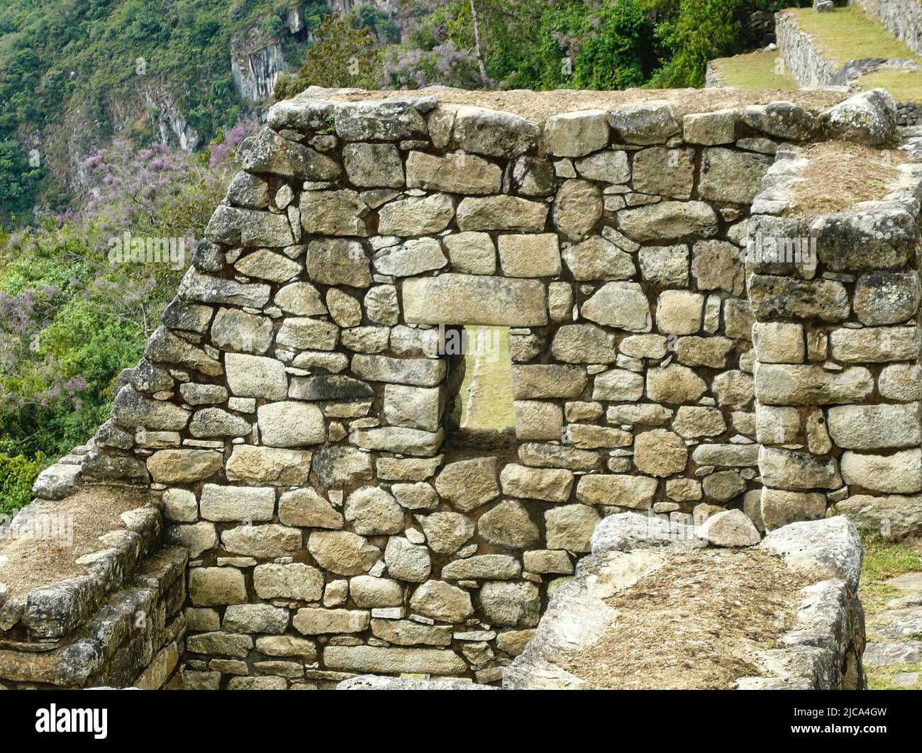 Machu Picchu is an Inca archaeological site located in Peru, elected in ...