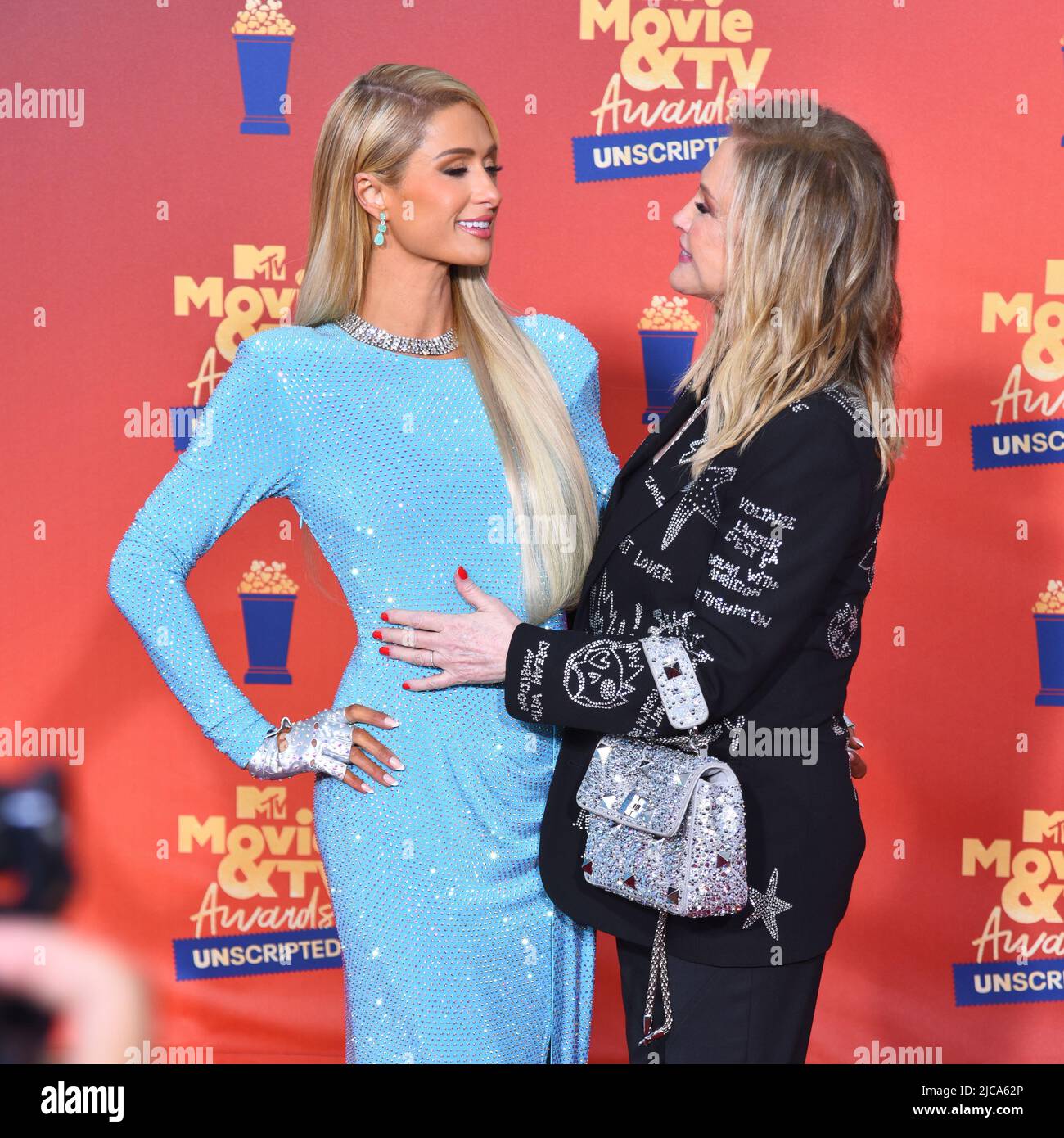Santa Monica, CA USA - June 2, 2022. Paris Hilton and Kathy Hilton ...
