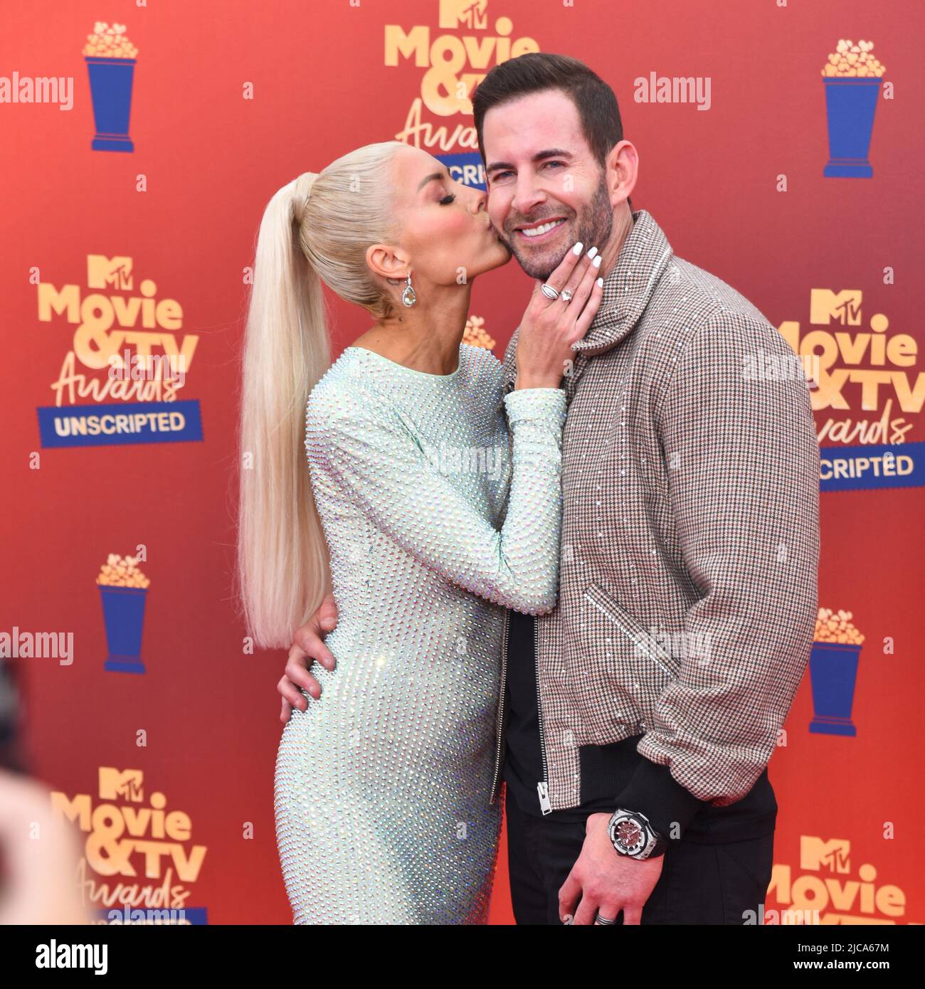 Santa Monica, CA USA - June 2, 2022. Tarek El Moussa and Heather Rae El ...