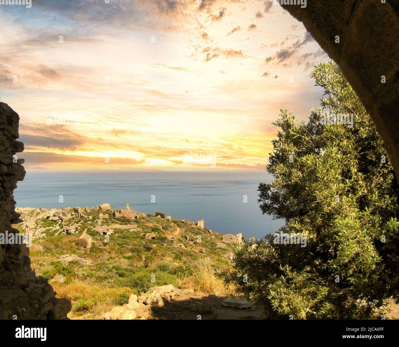 The medieval "castle town" of Monemvasia, also known as "The Greek ...