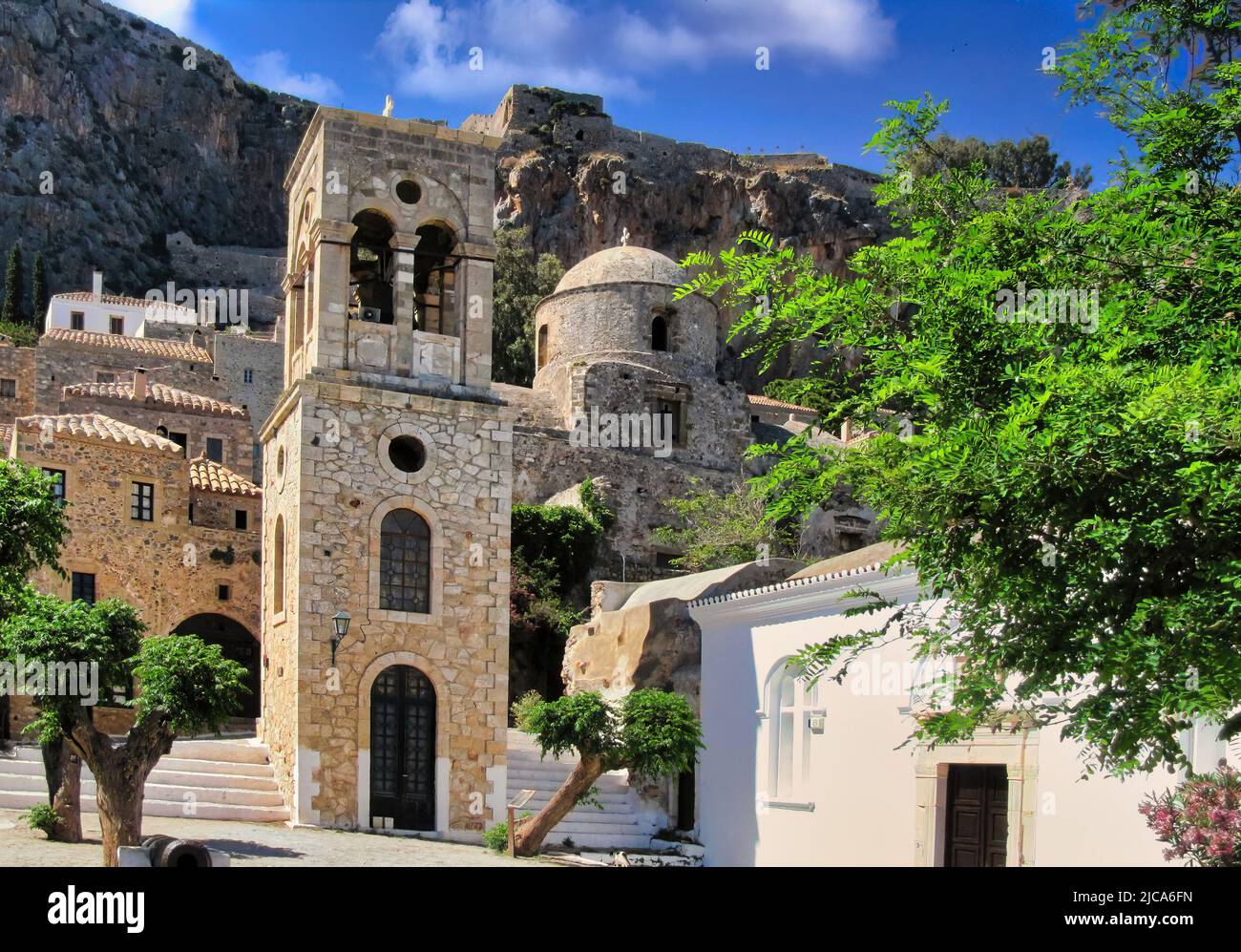 The medieval "castle town" of Monemvasia, also known as "The Greek ...