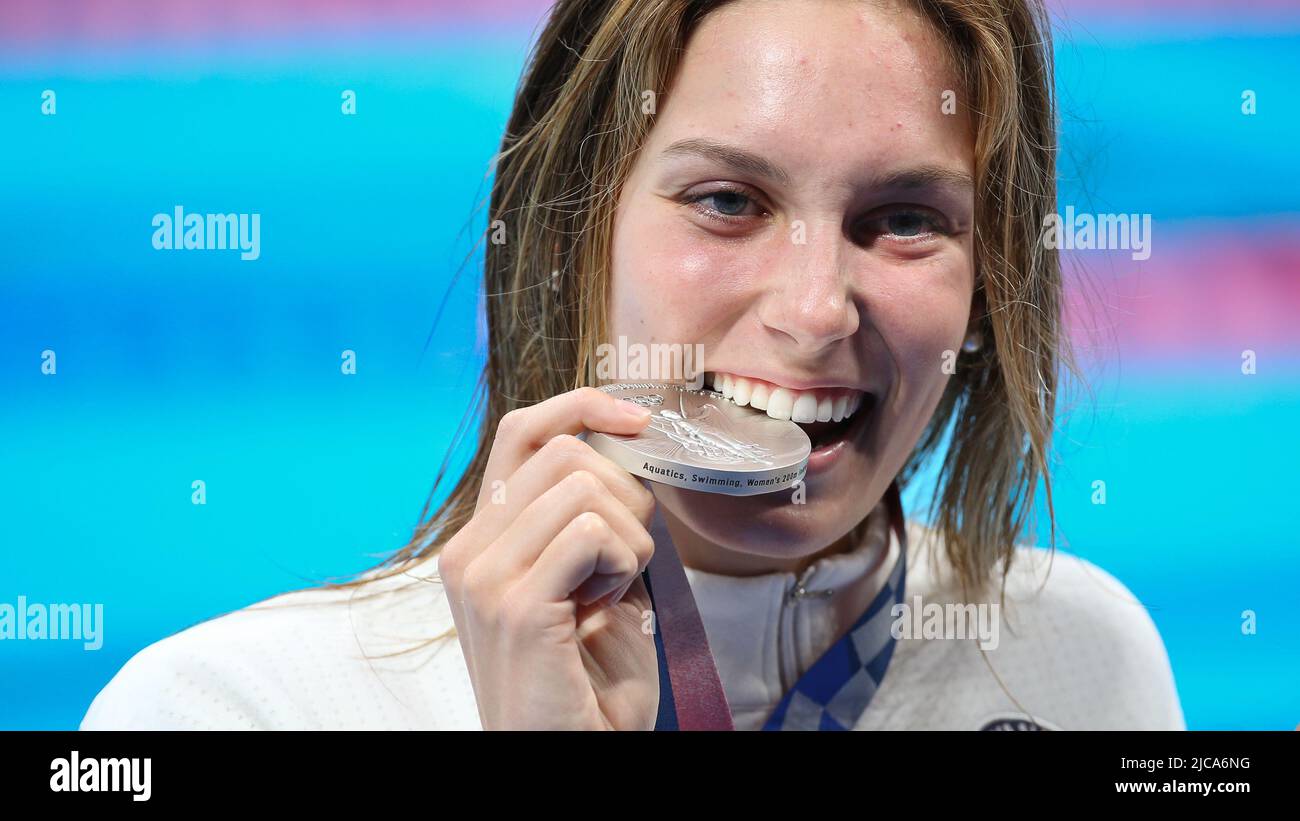 JULY 28th, 2021 - TOKYO, JAPAN: Alex Walsh of United States wins the ...