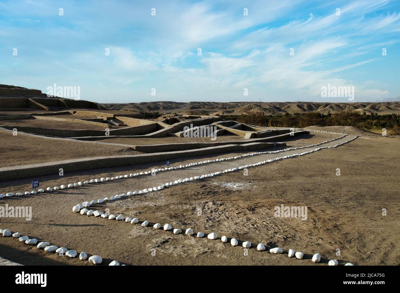 Nazca Pyramid at Cahuachi Archaeological Site in Peru's Nazca Desert ...