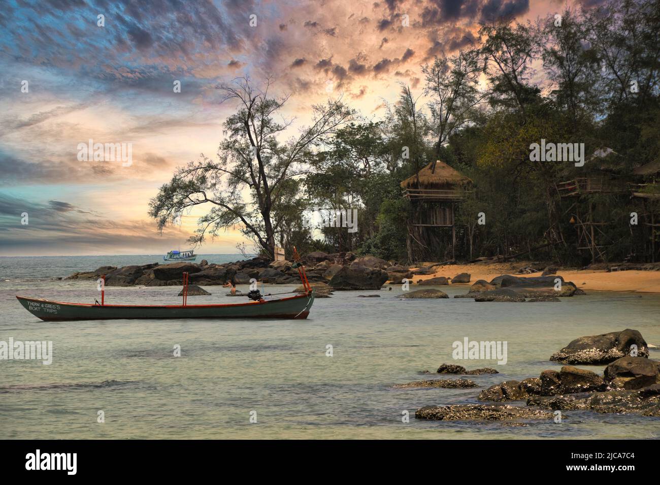 Koh Rong Island, the most beautiful sea in Cambodia Stock Photo - Alamy