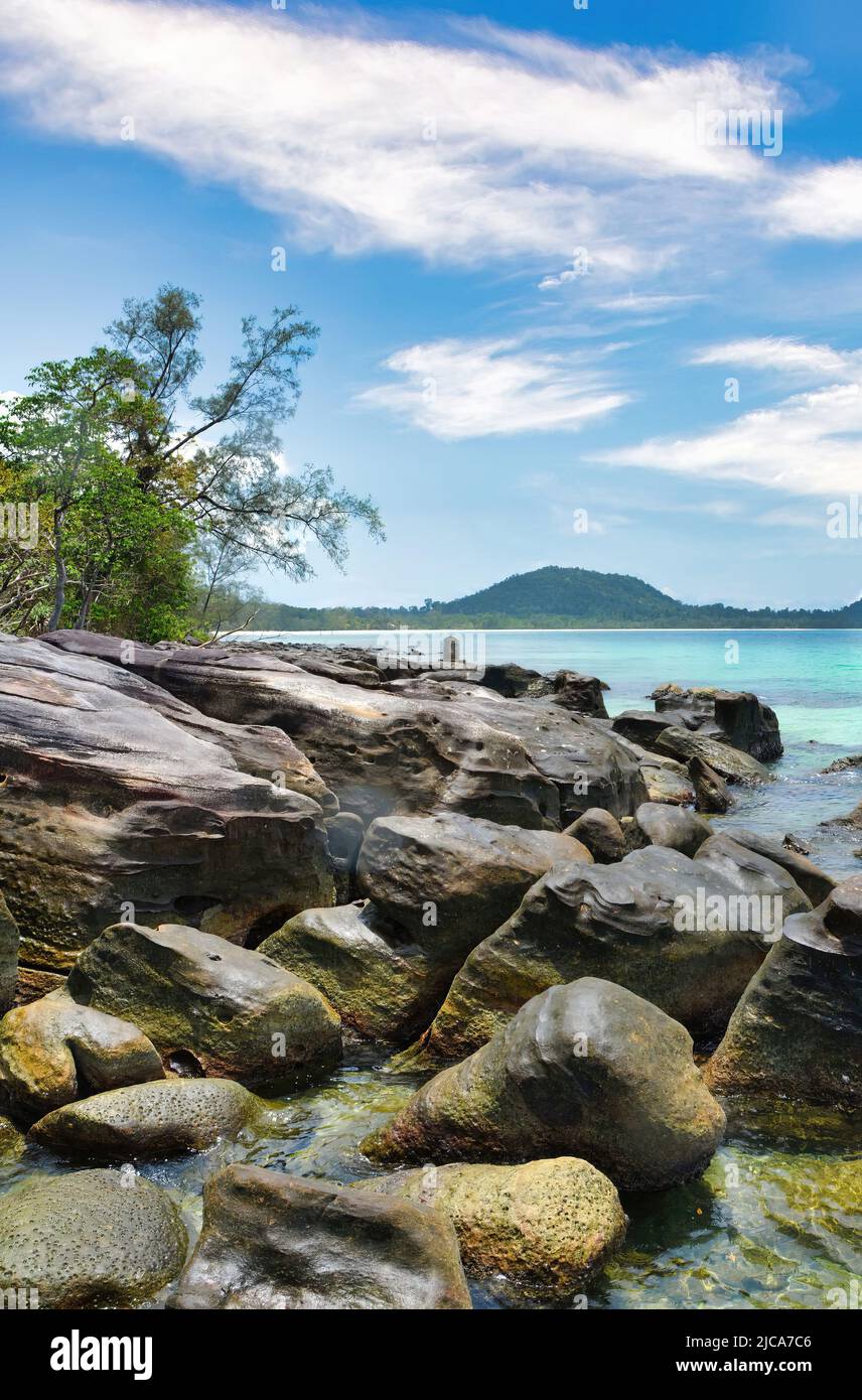 Koh Rong Island, the most beautiful sea in Cambodia Stock Photo - Alamy