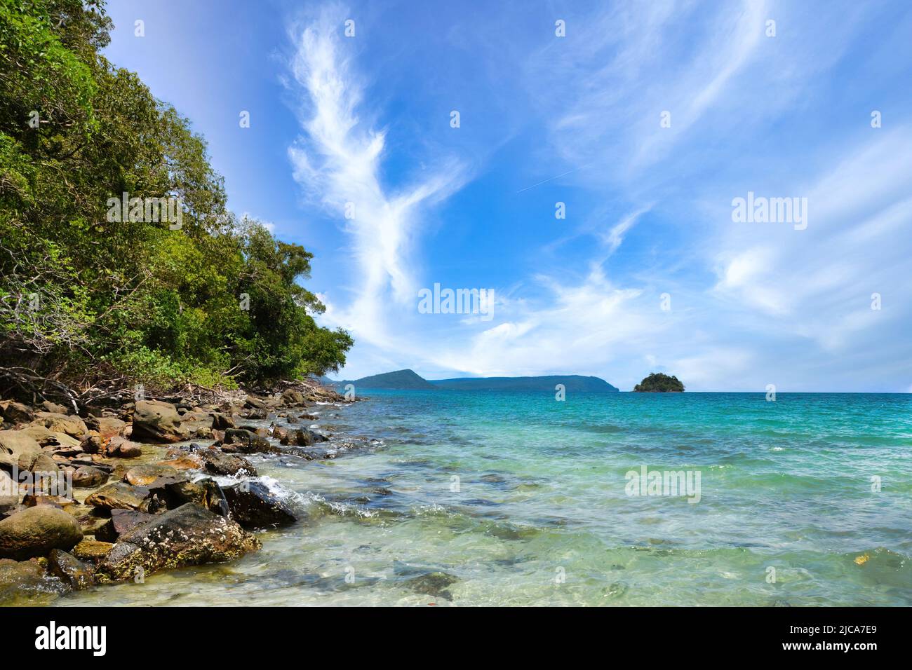 Koh Rong Island, the most beautiful sea in Cambodia Stock Photo - Alamy