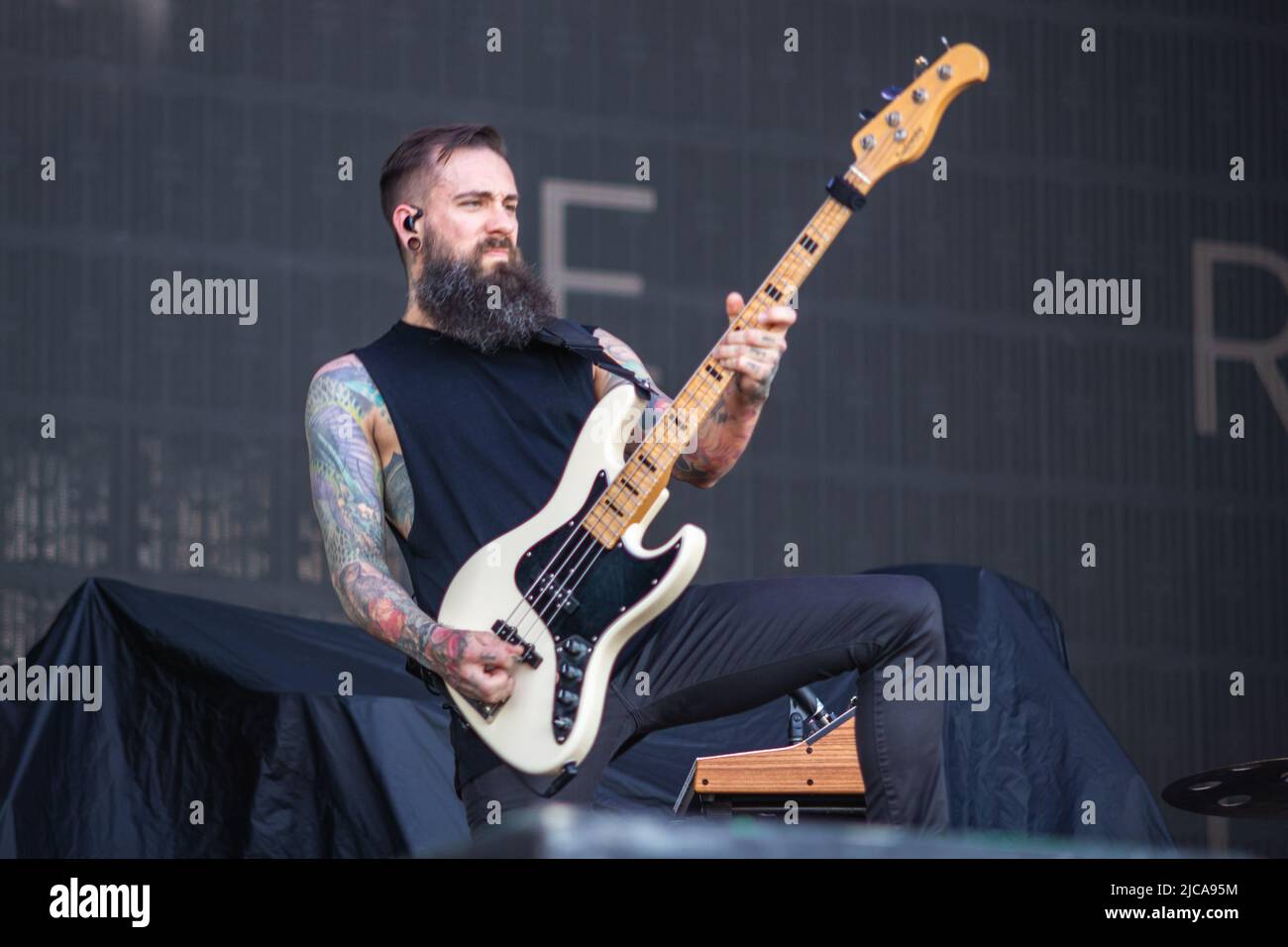 11/06/2022 - Italian rapper RKOMI playing live at I-Days 2022 in Milan ...