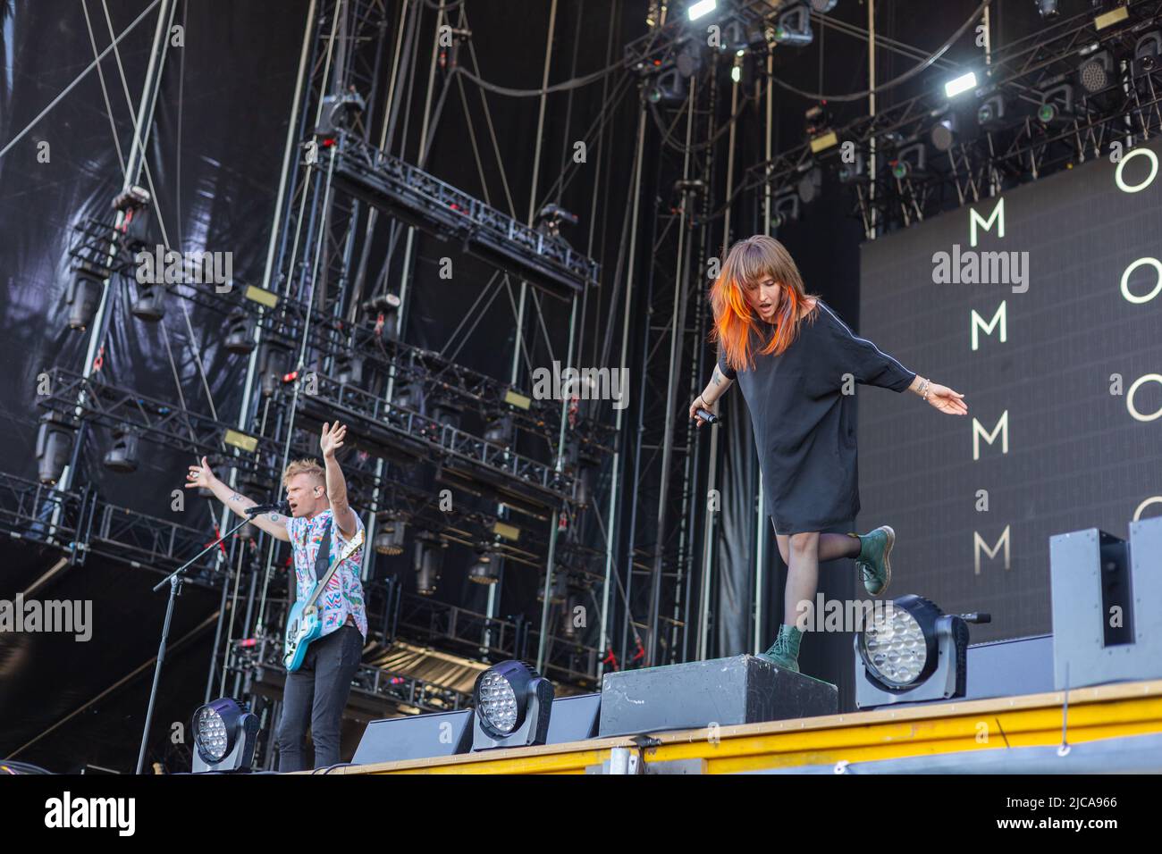 11/06/2022 - Italian rapper RKOMI playing live at I-Days 2022 in Milan ...