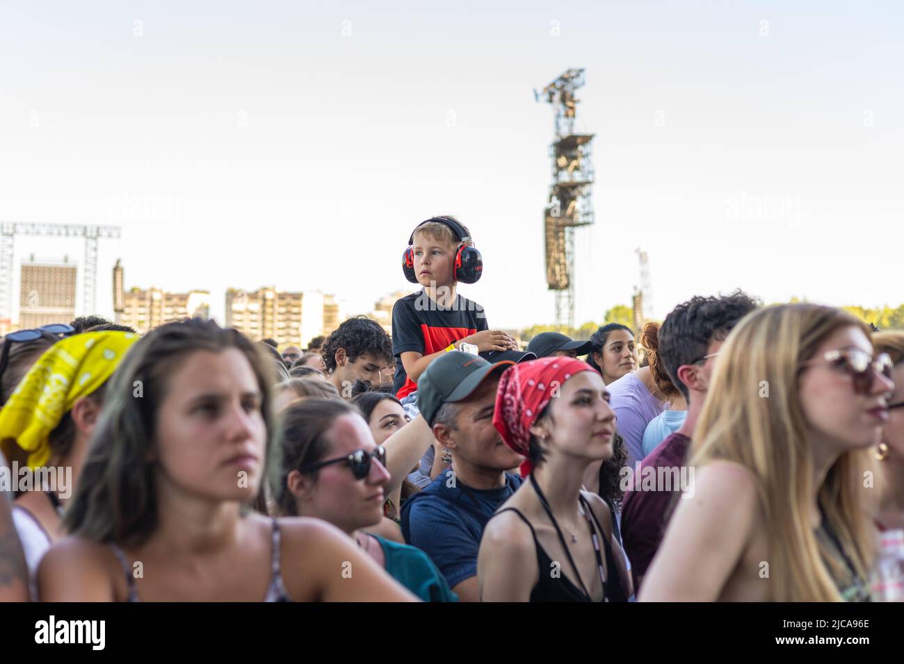 11/06/2022 - Italian rapper RKOMI playing live at I-Days 2022 in Milan ...