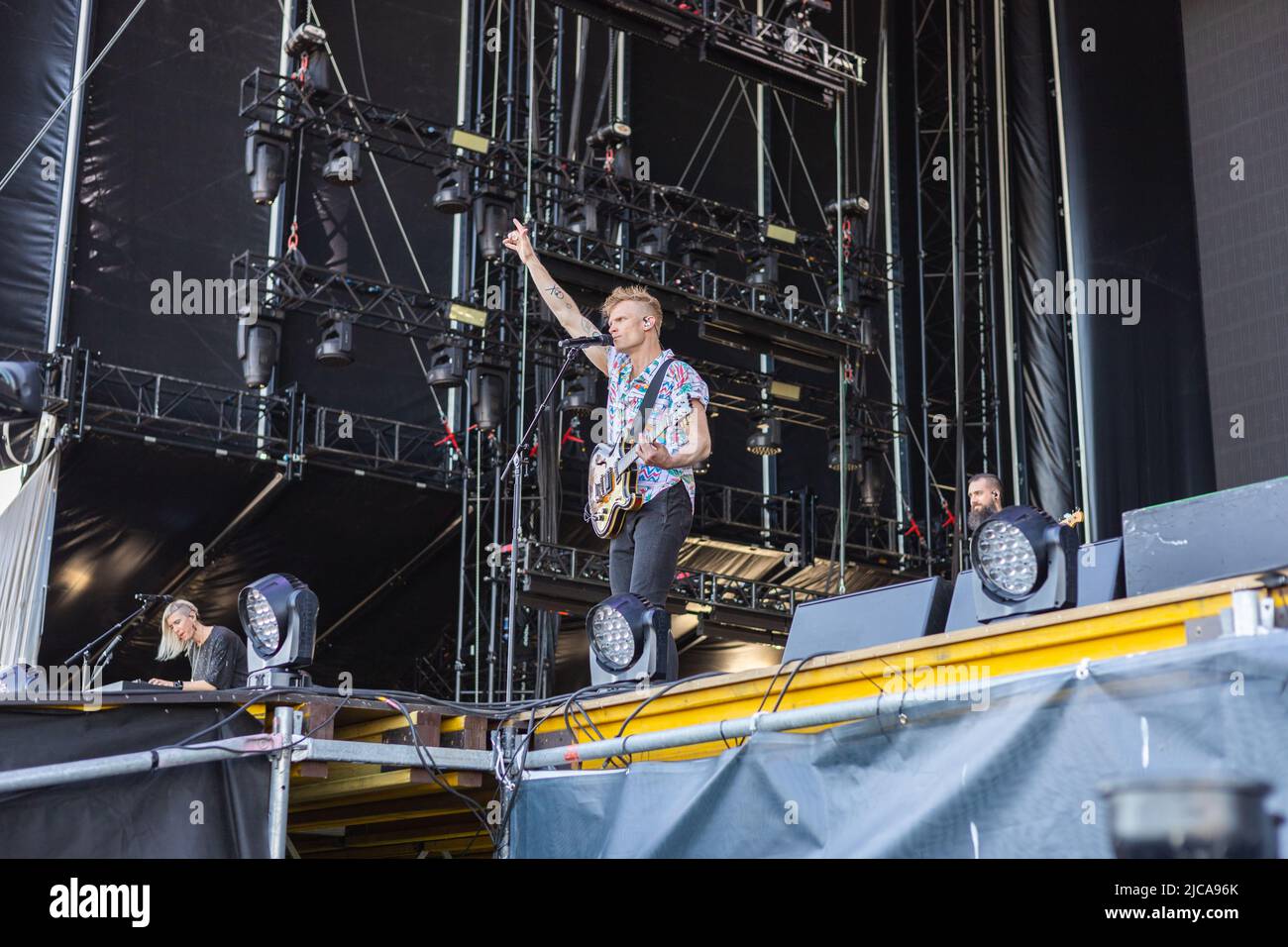 11/06/2022 - Italian rapper RKOMI playing live at I-Days 2022 in Milan ...