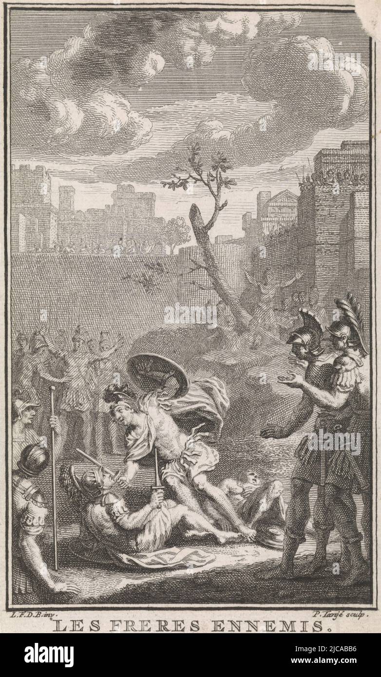 Polynices And Eteocles Fight