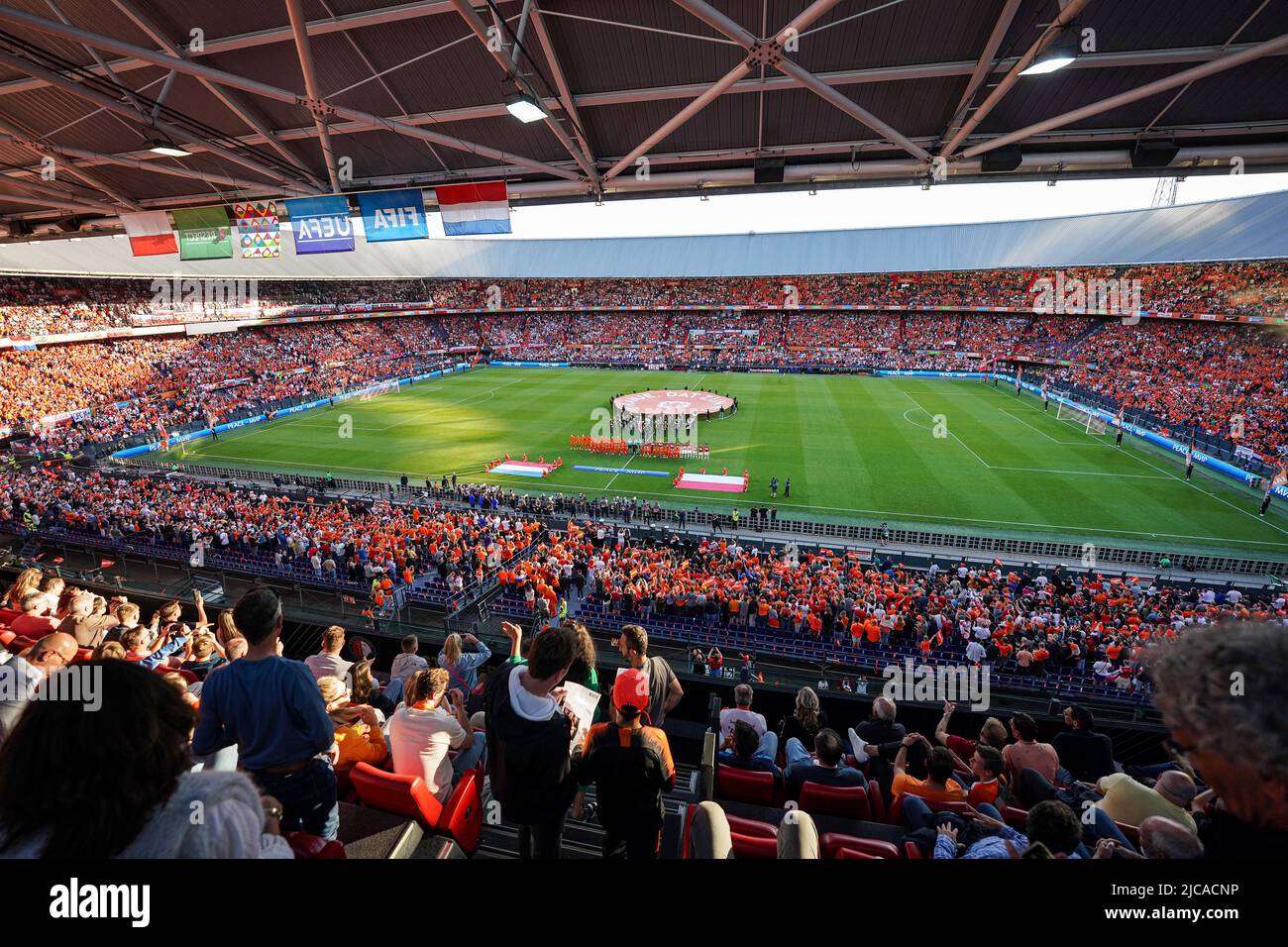 Rotterdam - Overview of the stadium during the match between The ...