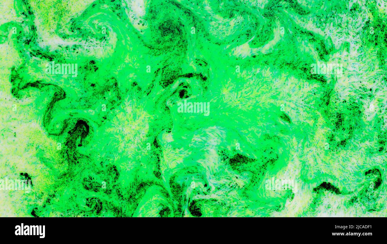 Green Fluid Art Background. Abstract liquid trendy backdrop. Different ...