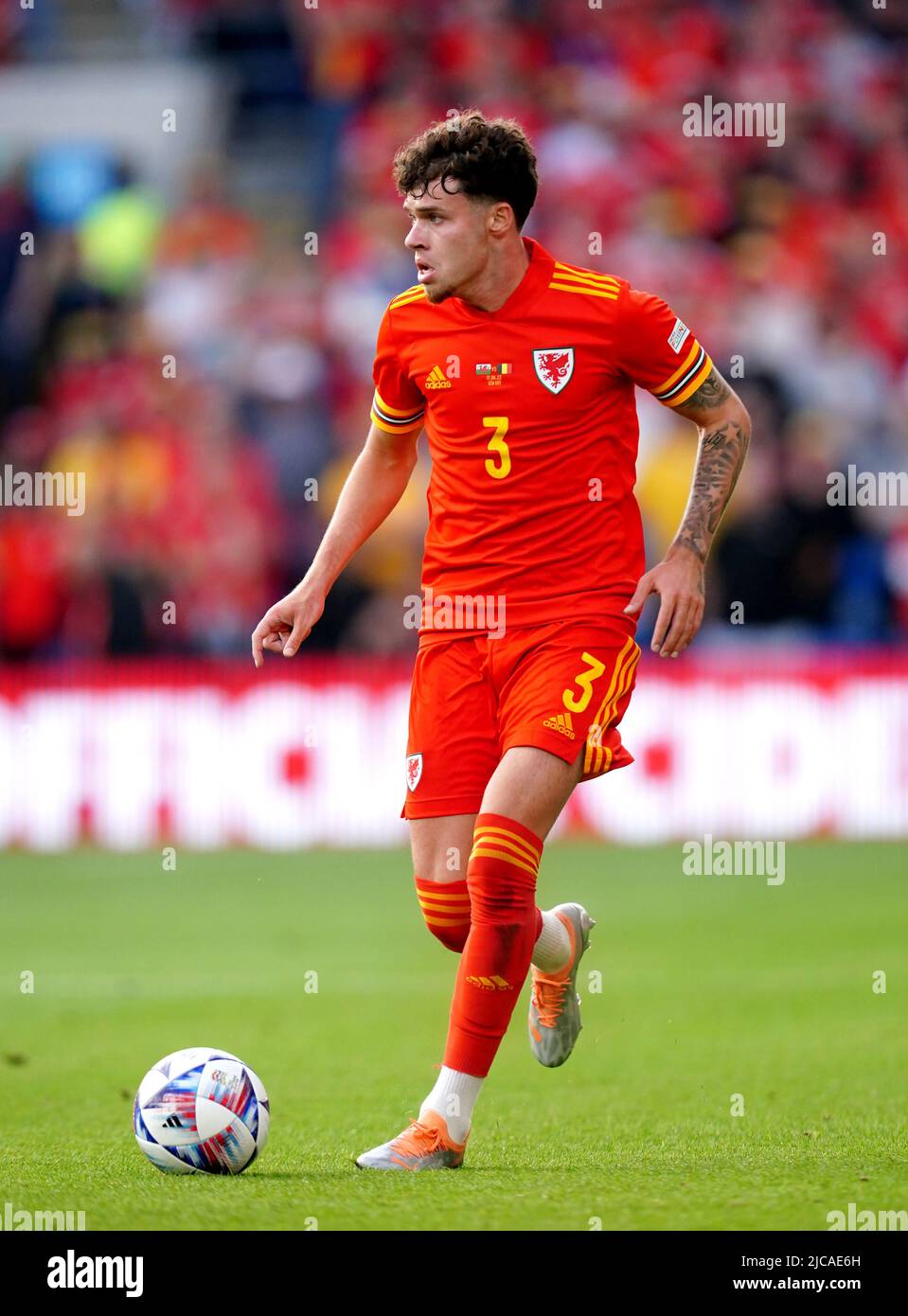 Wales' Neco Williams during the UEFA Nations League match at Cardiff ...