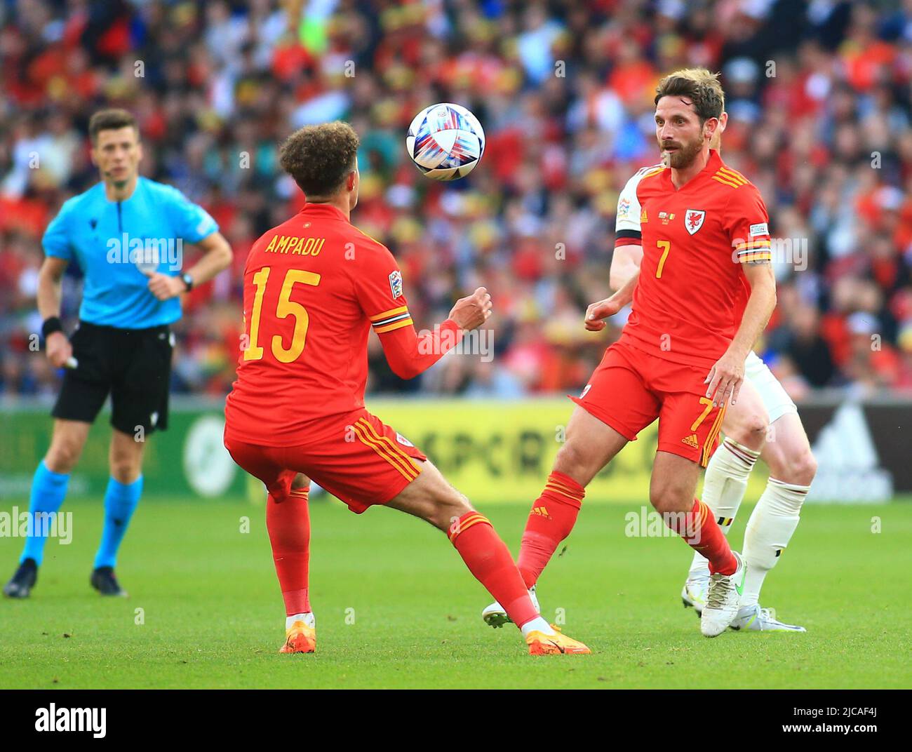 Cardiff City Stadium, Cardiff, UK. 11th June, 2022. UEFA Nations League ...