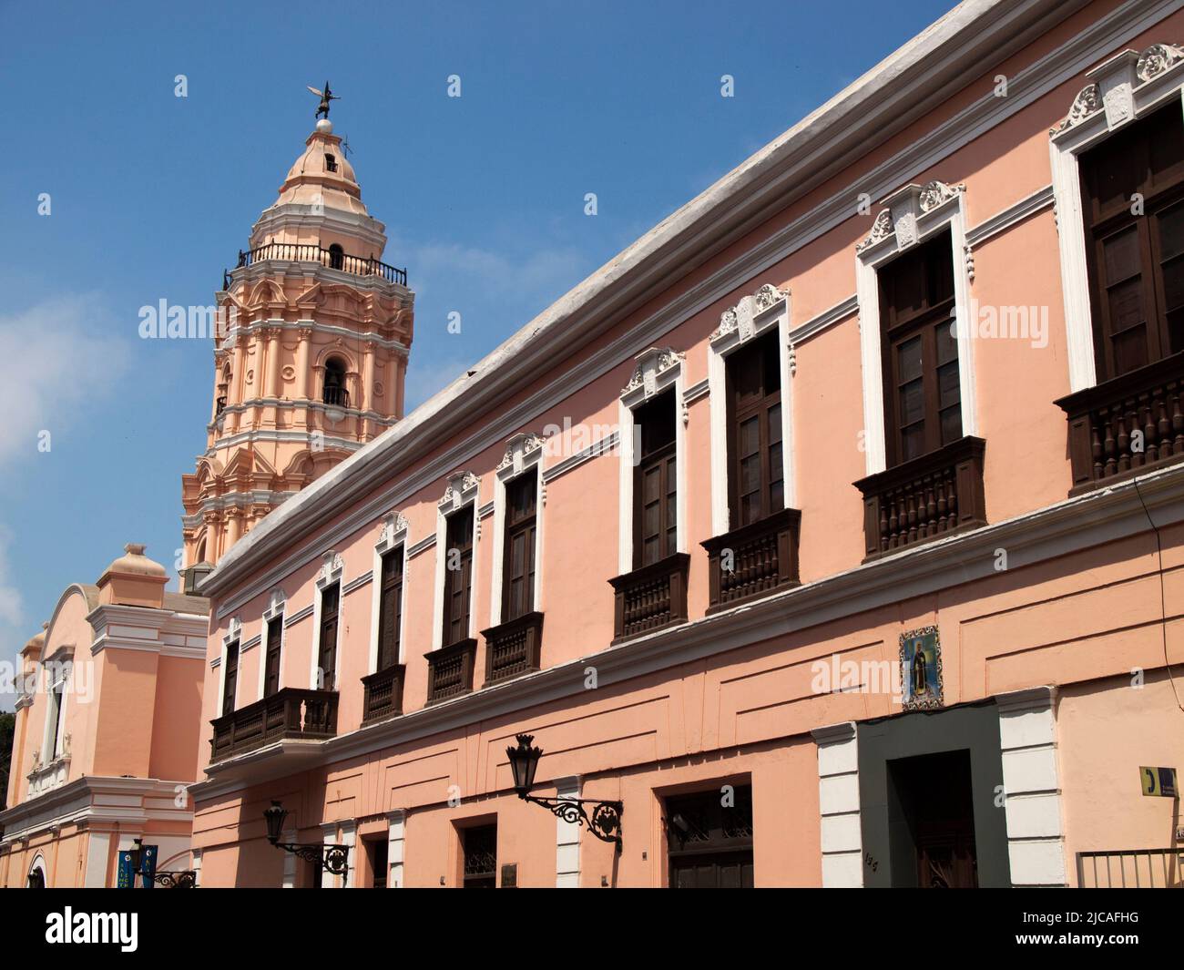Tower of the basilica of Our Lady of the Rosary and Convent of Saint ...