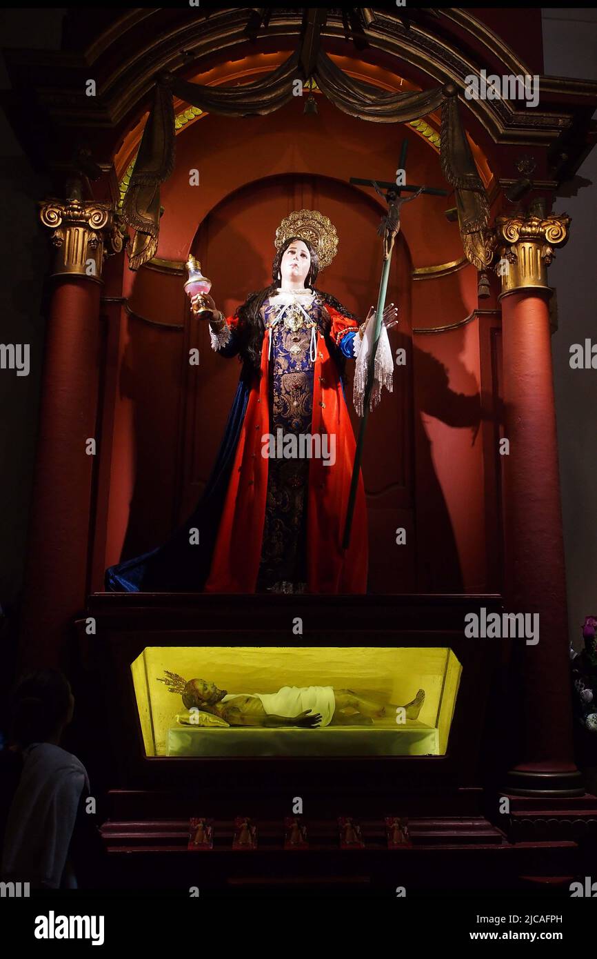 Sculpture of Saint Maria Magdalena at Monastery of Santo Domingo Stock ...