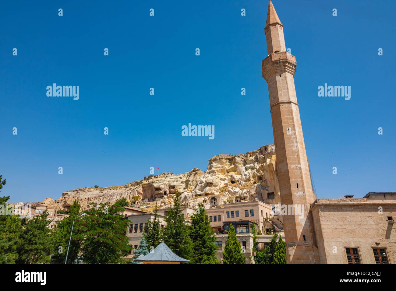 Urgup in Cappadocia. Travel to Cappadocia background photo. Nevsehir ...