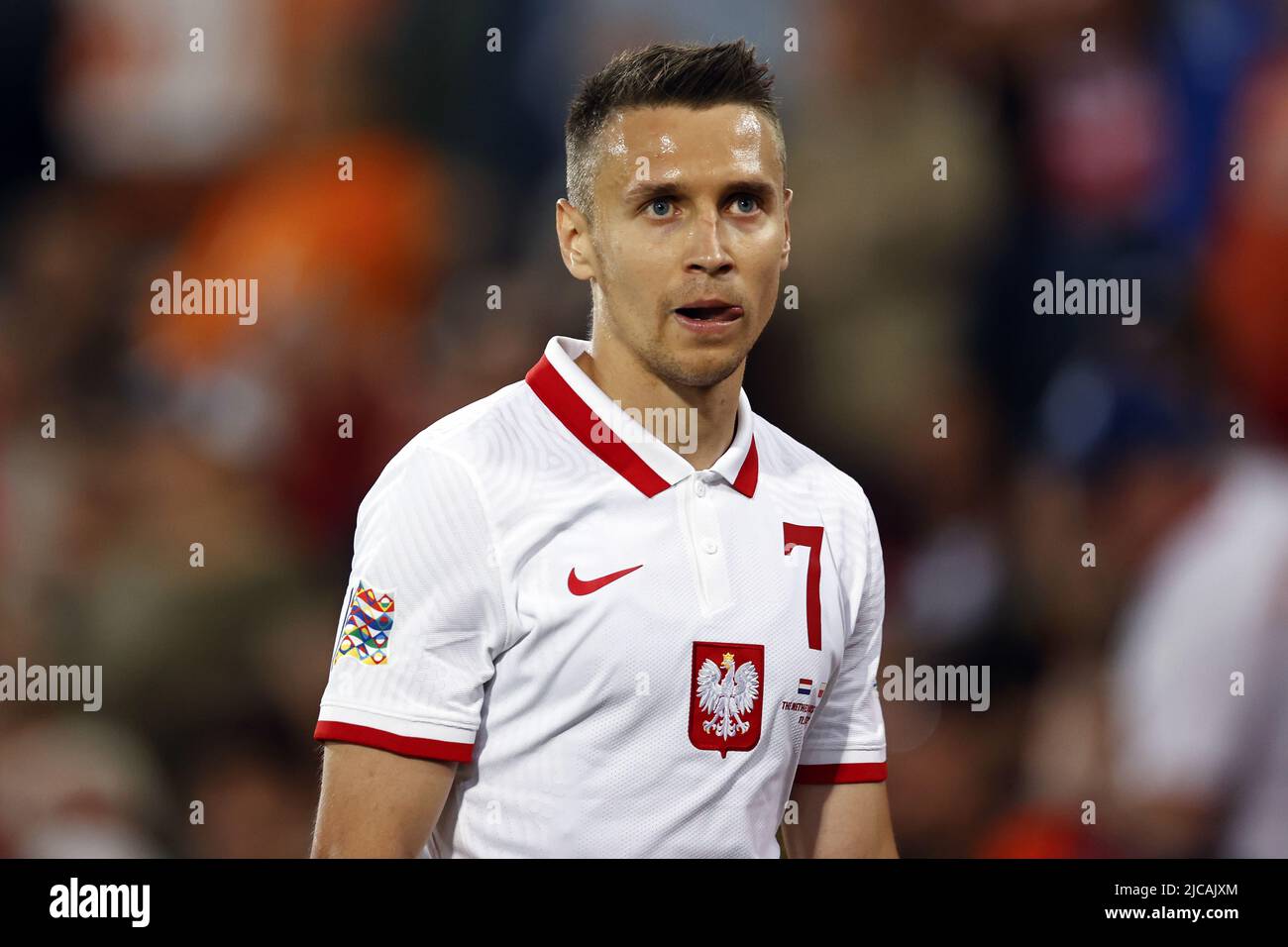 ROTTERDAM - Przemyslaw Frankowski of Poland during the UEFA Nations ...