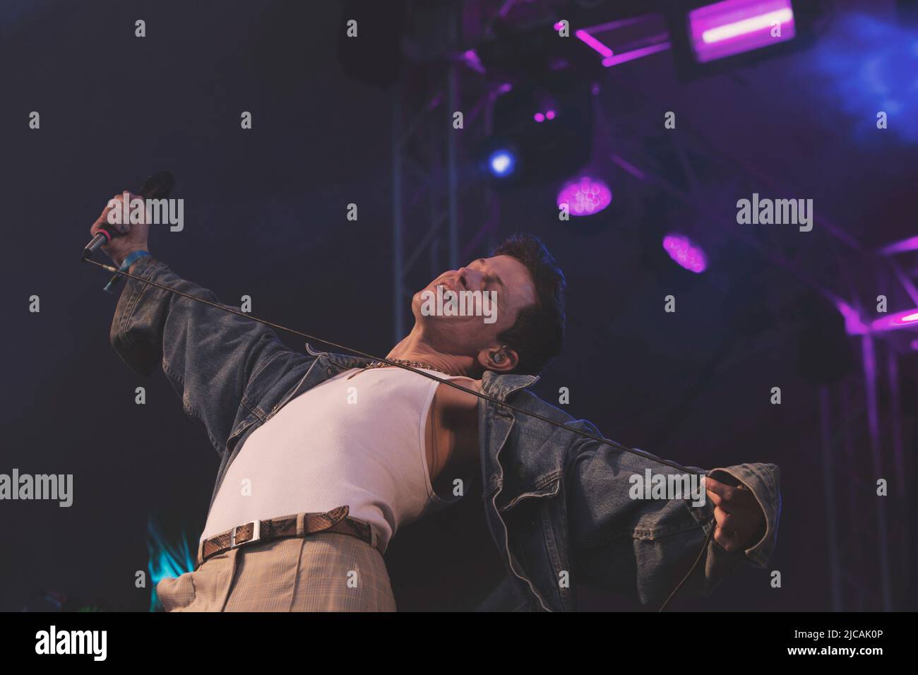 Perfume Genius (Mike Hadreas) performs at Haven Festival in Copenhagen ...