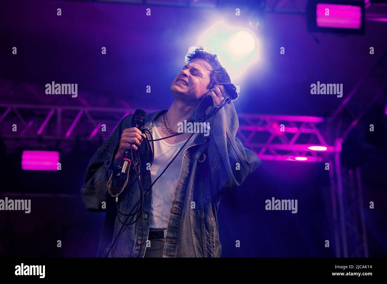 Perfume Genius (Mike Hadreas) performs at Haven Festival in Copenhagen ...