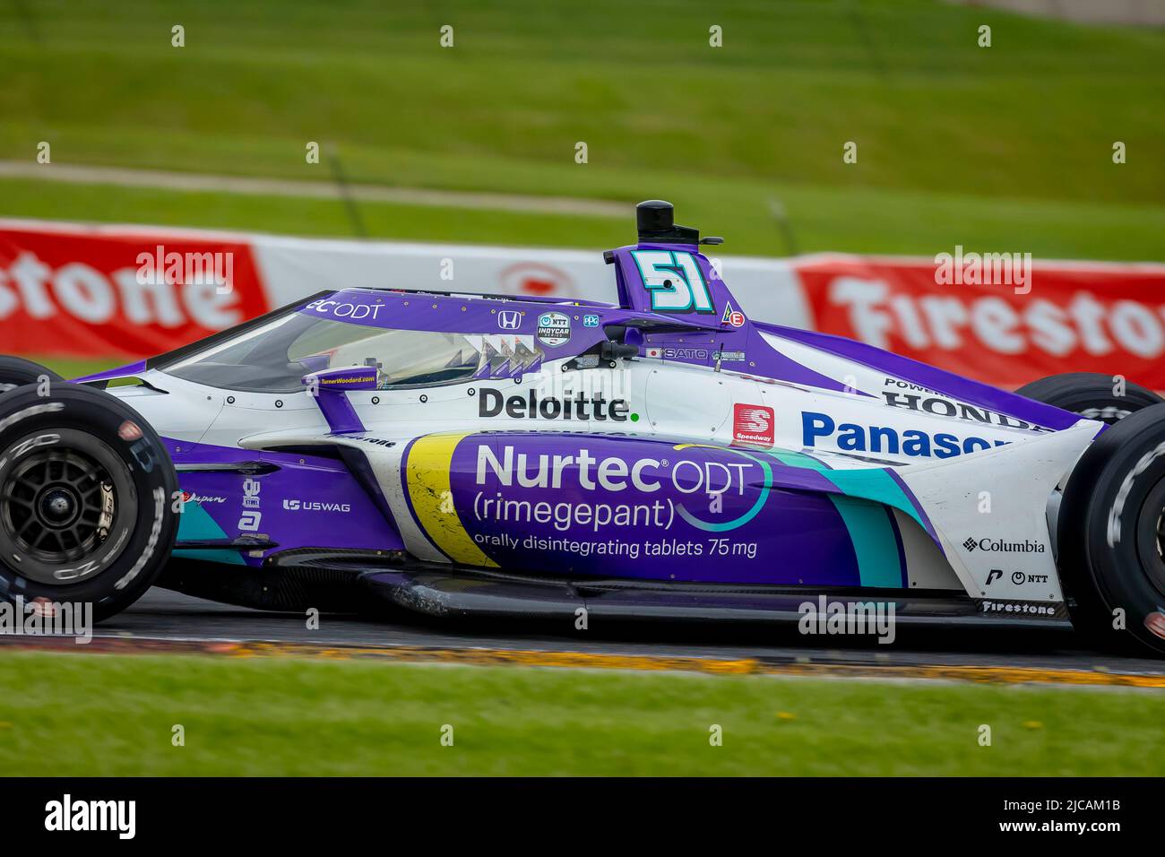 Plymouth, WI, USA. 11th June, 2022. TAKUMA SATO (51) of Tokyo, Japan ...