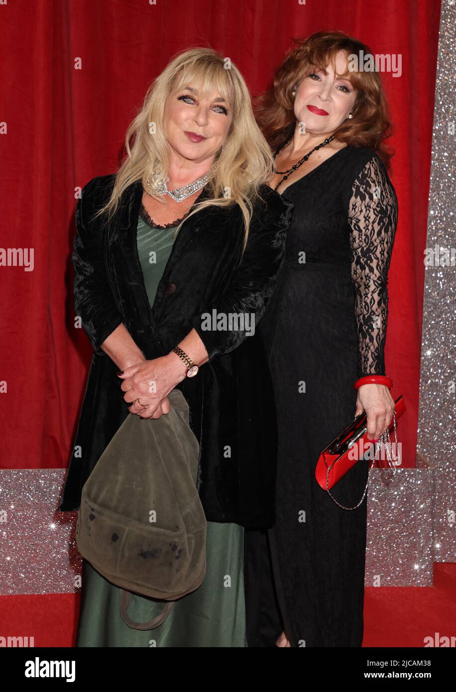 Helen Lederer and Harriet Thorpe arriving for the British Soap Awards ...