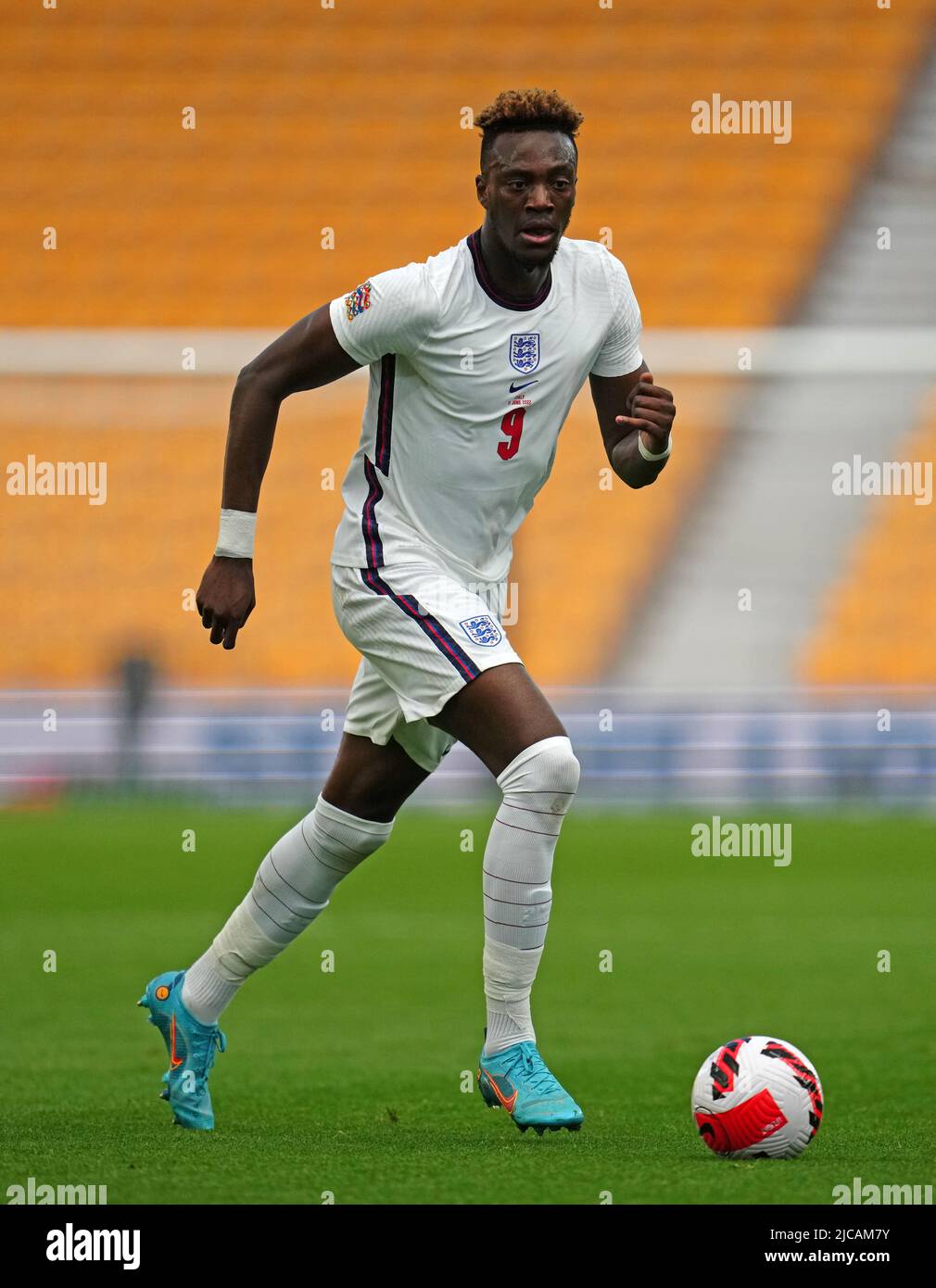 England's Tammy Abraham during the UEFA Nations League match at the ...