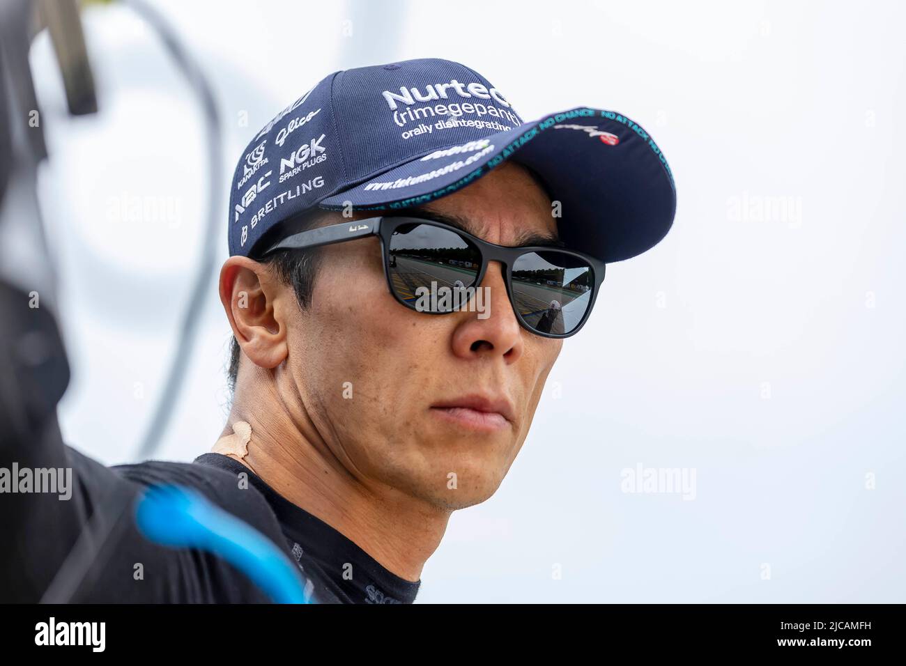 Plymouth, WI, USA. 11th June, 2022. TAKUMA SATO (51) of Tokyo, Japan ...