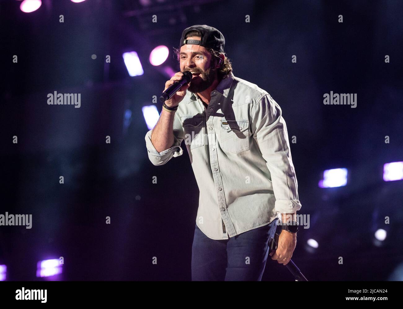 TENNESSEE - JUNE 10: Thomas Rhett performs during day 2 of CMA Fest ...
