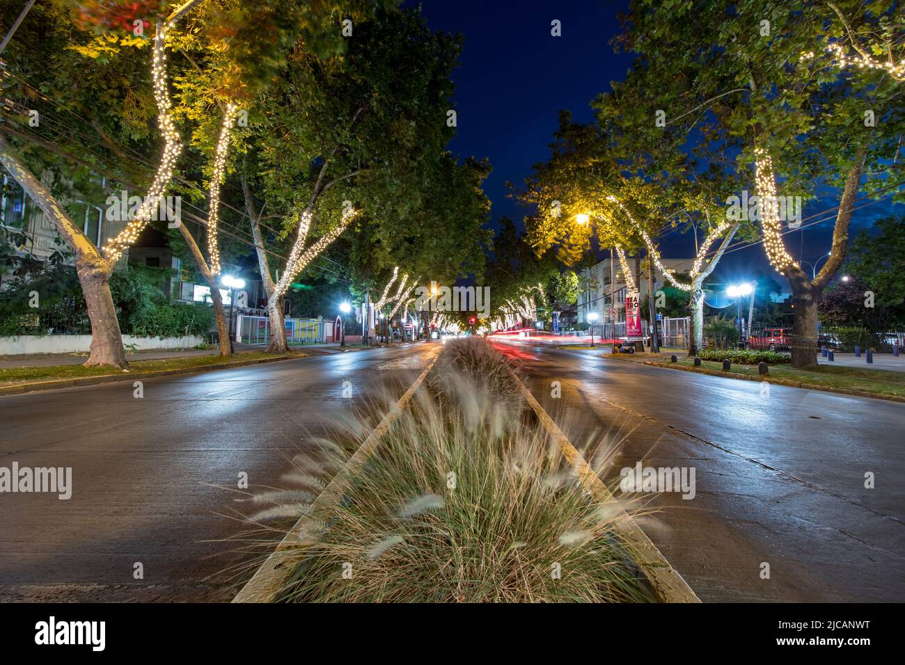 Pedro de Valdivia avenue, Providencia, Chile Stock Photo - Alamy