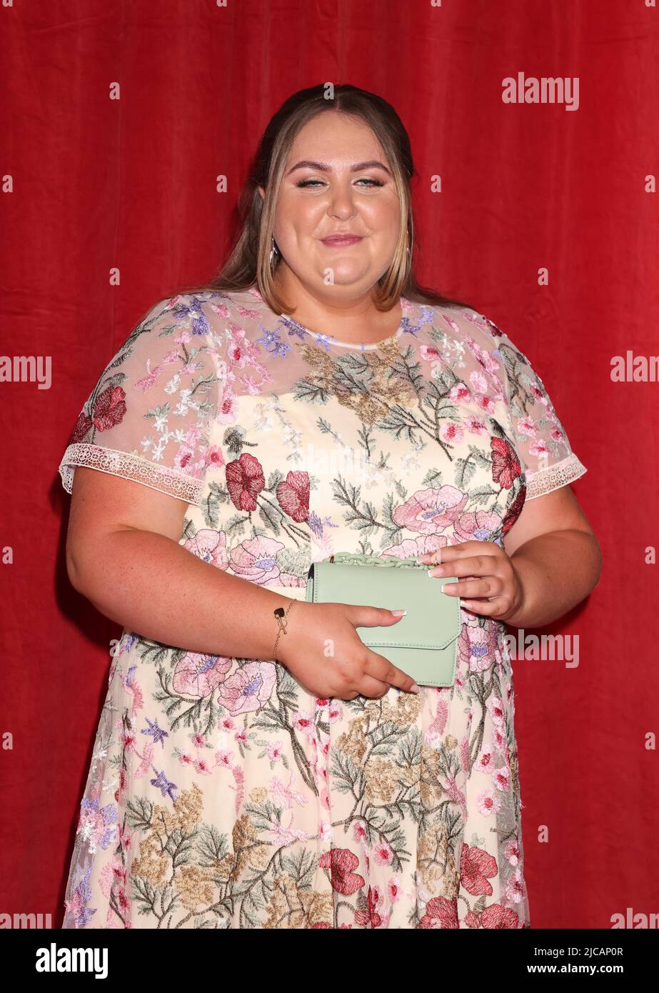 Clair Norris arriving for the British Soap Awards 2022 at the Hackney Empire in London. Picture ...