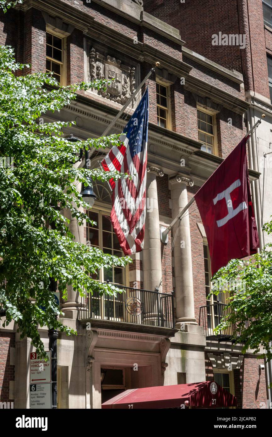 The Harvard Club of New York City, USA 2022 Stock Photo - Alamy
