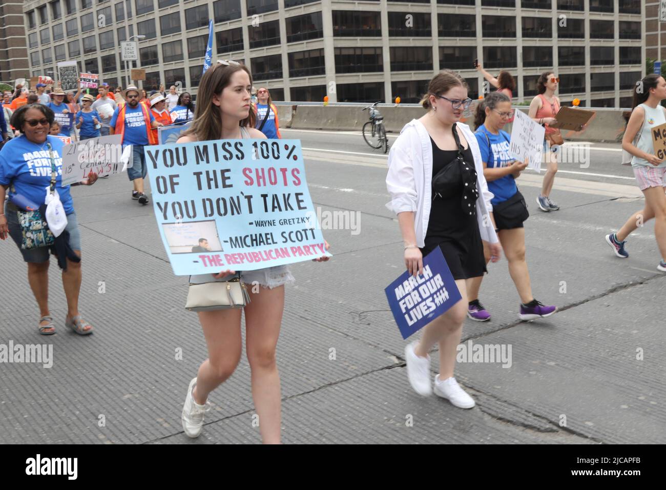 March for Our Lives 2022, New York, NY USA Stock Photo - Alamy