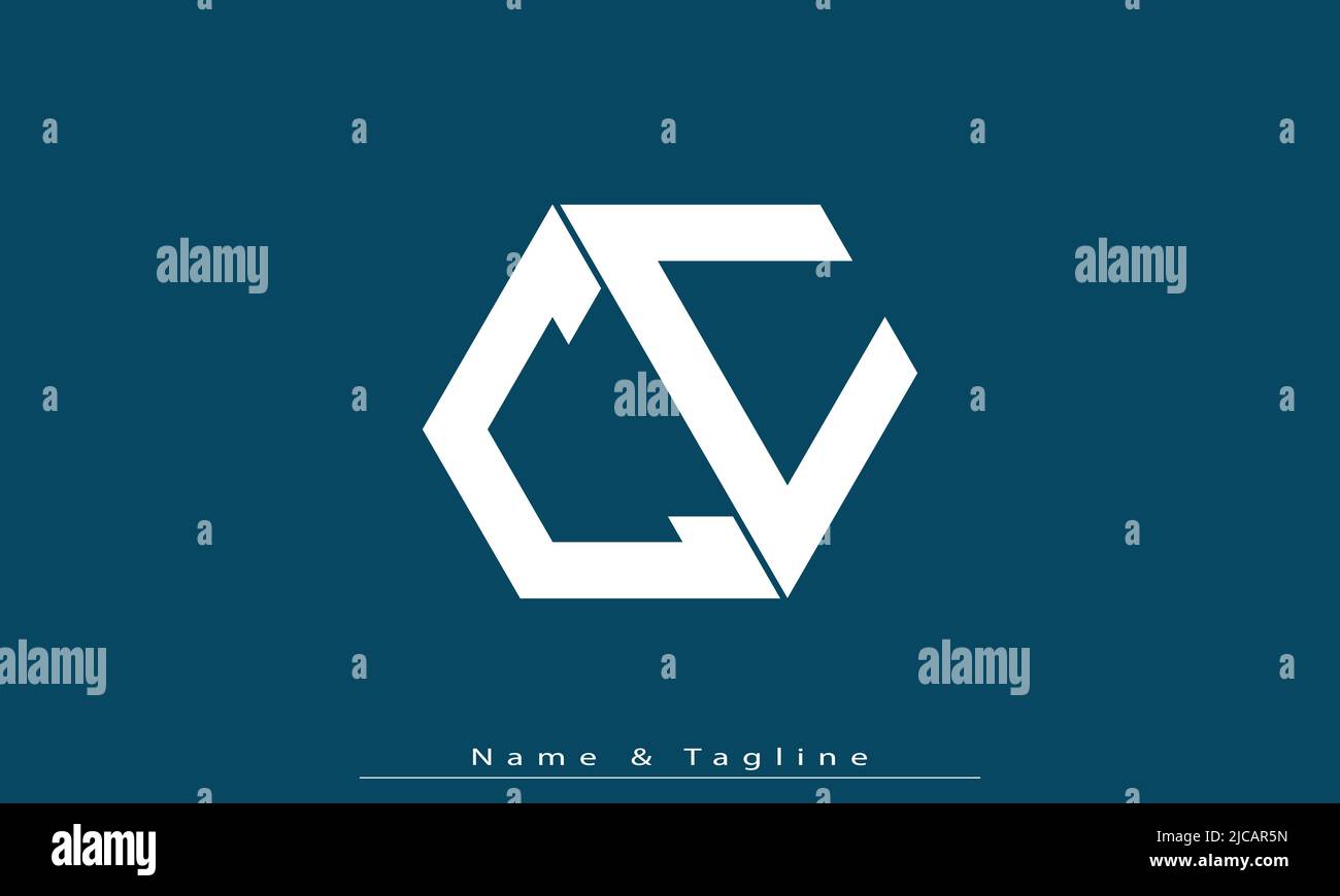 Alphabet letters Initials Monogram logo CC Stock Vector Image & Art - Alamy