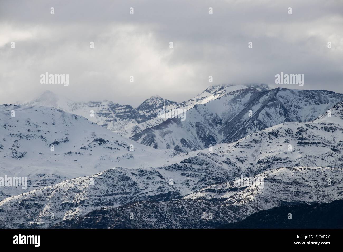 Andes Mountains in Santiago, Chile Stock Photo - Alamy