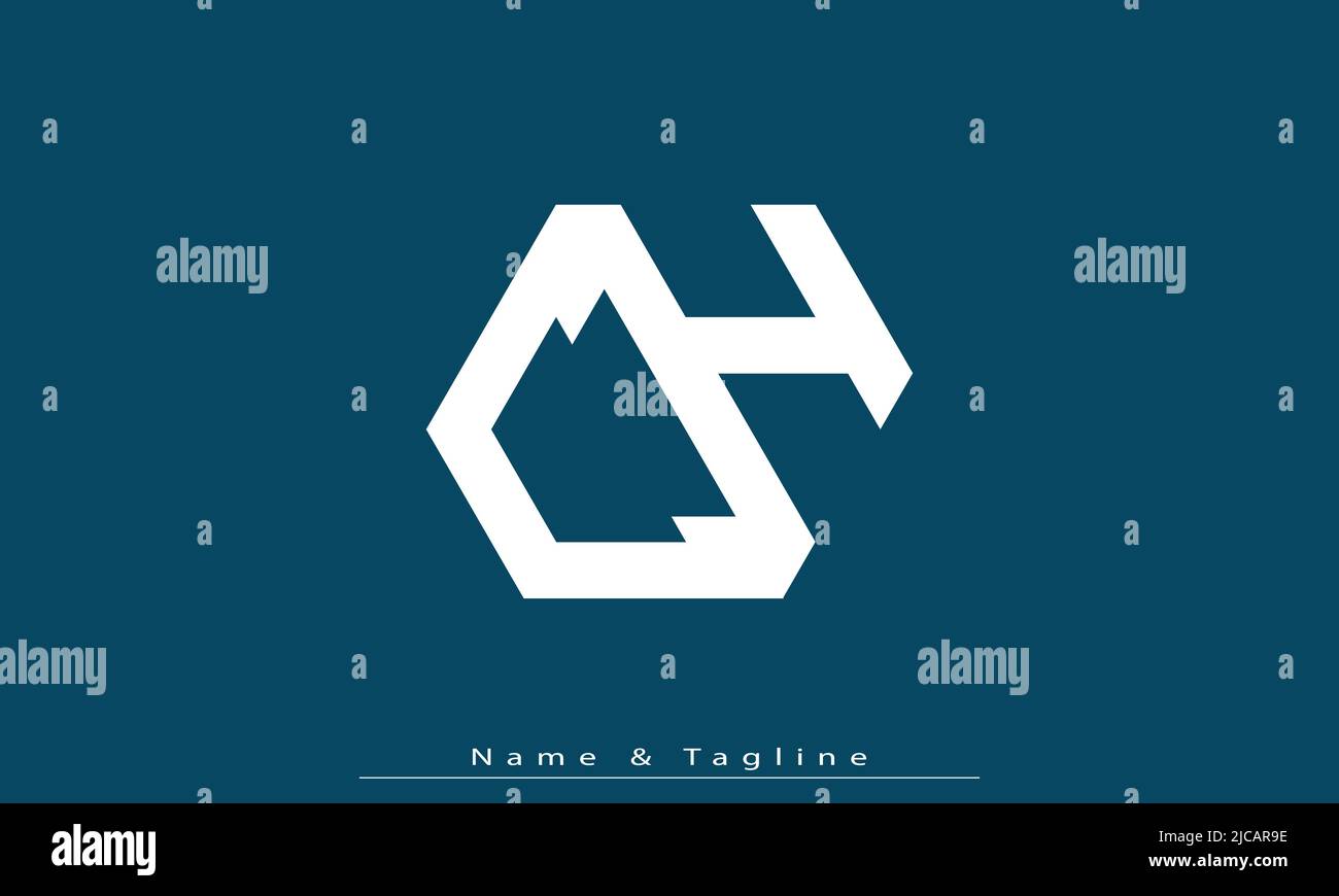 Alphabet letters Initials Monogram logo CH , HC Stock Vector Image ...