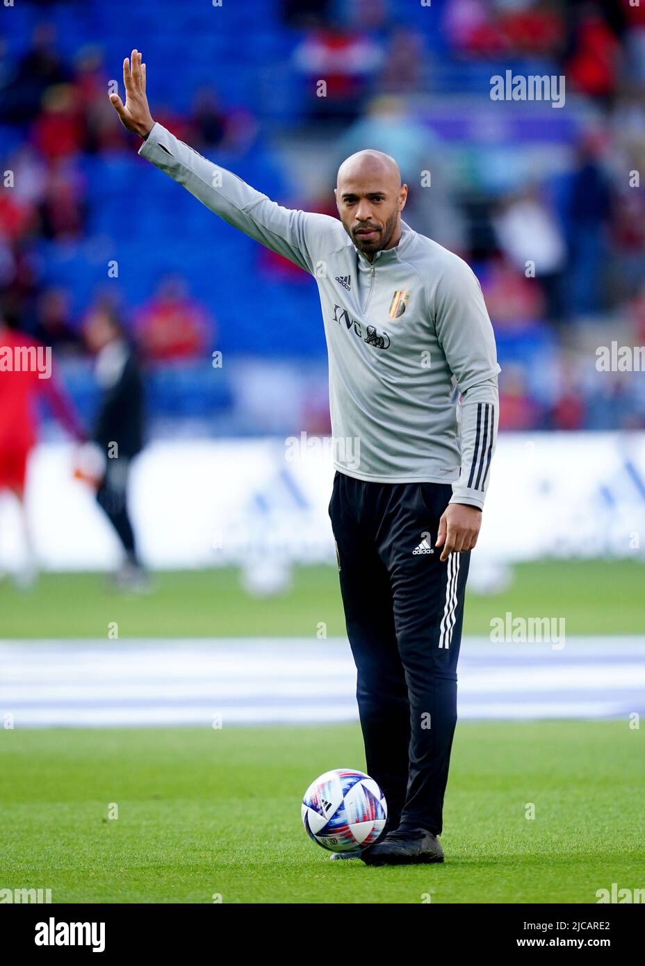 Belgium assistant coach Thierry Henry during the UEFA Nations League ...