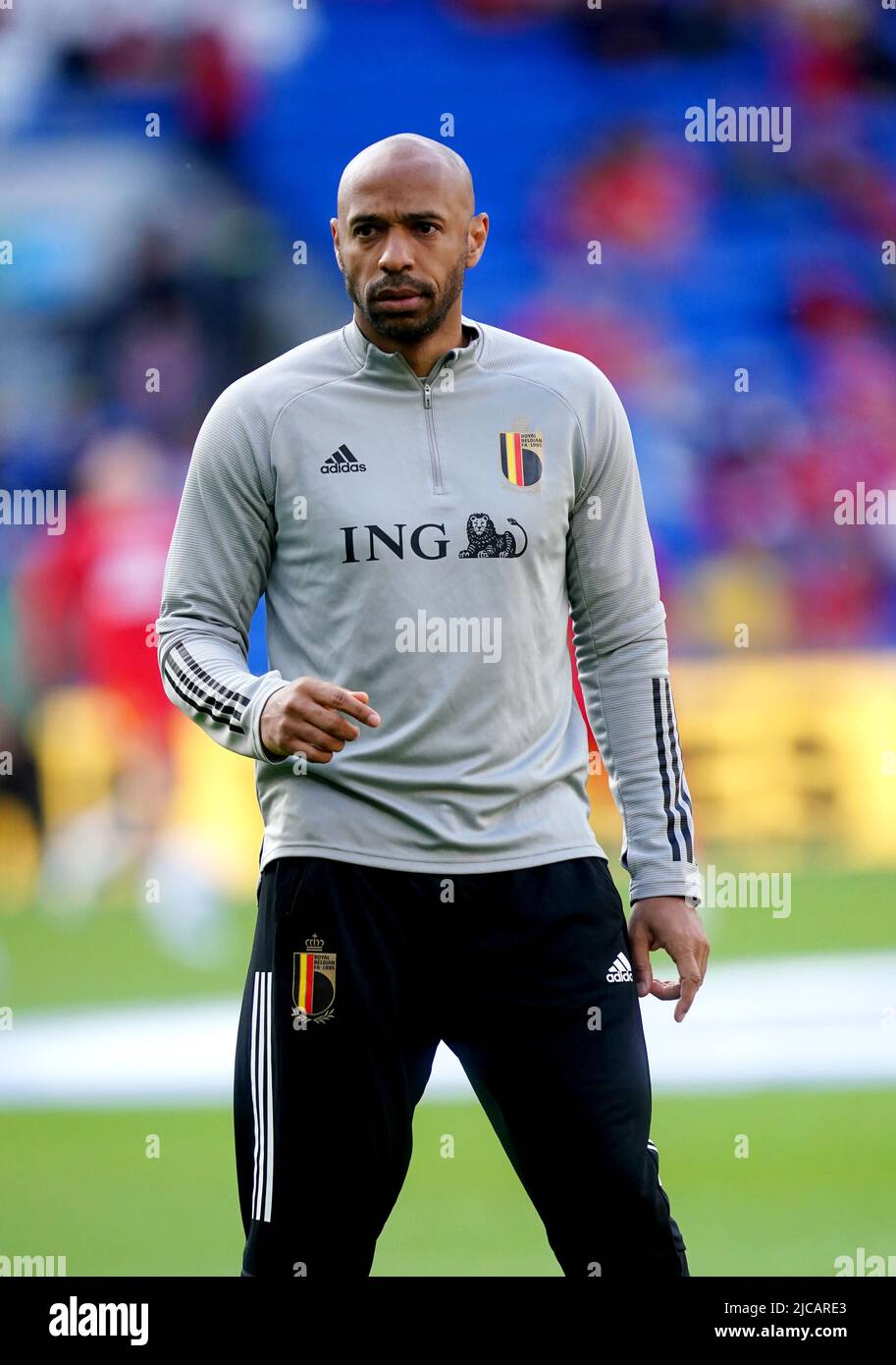 Belgium assistant coach Thierry Henry during the UEFA Nations League ...